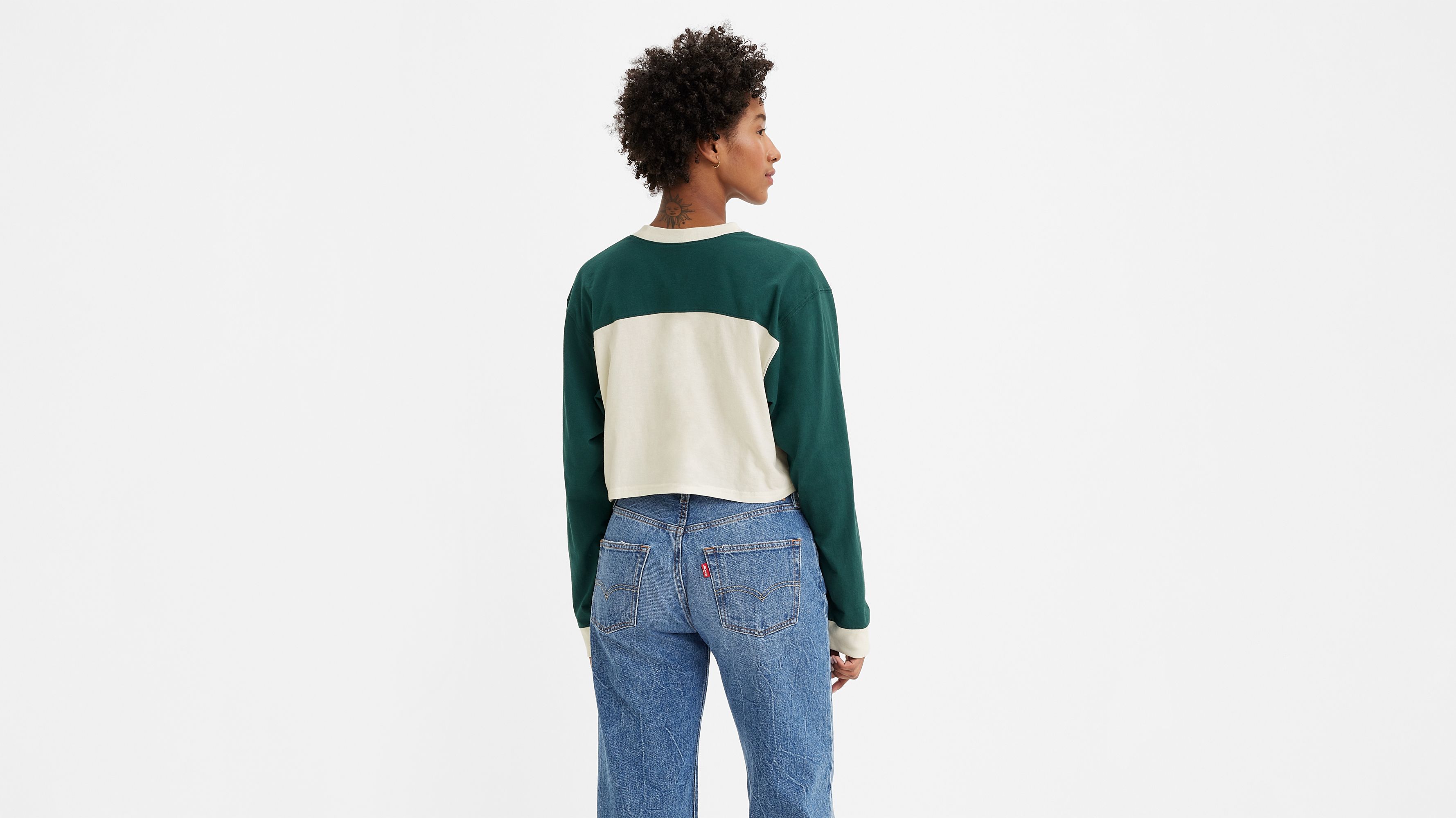 Graphic Cropped Football Tee - Multi Colour | Levi's® SM