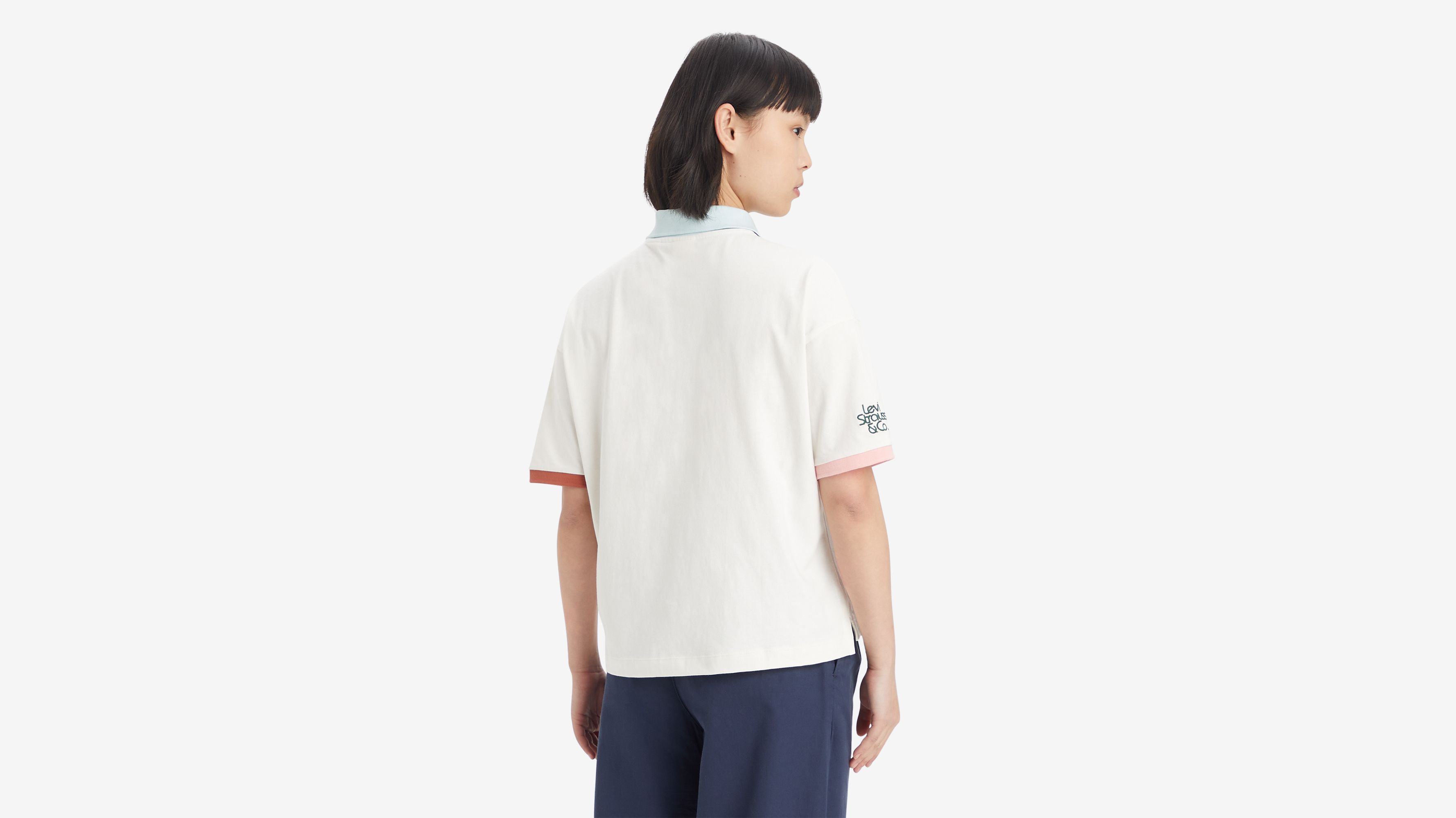 Graphic Sundowner Polo - White | Levi's® HU