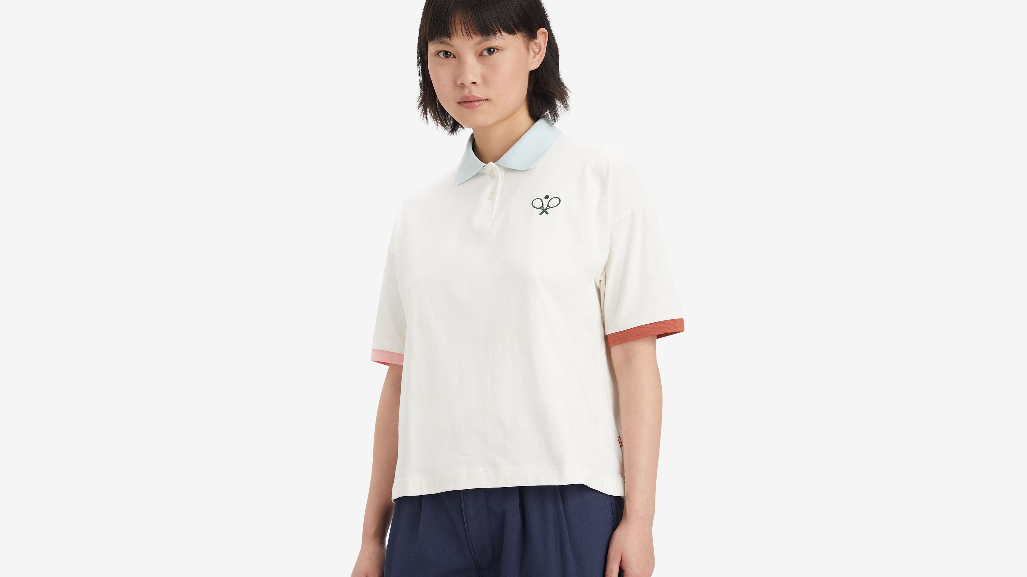Graphic Sundowner Polo - White | Levi's® MT