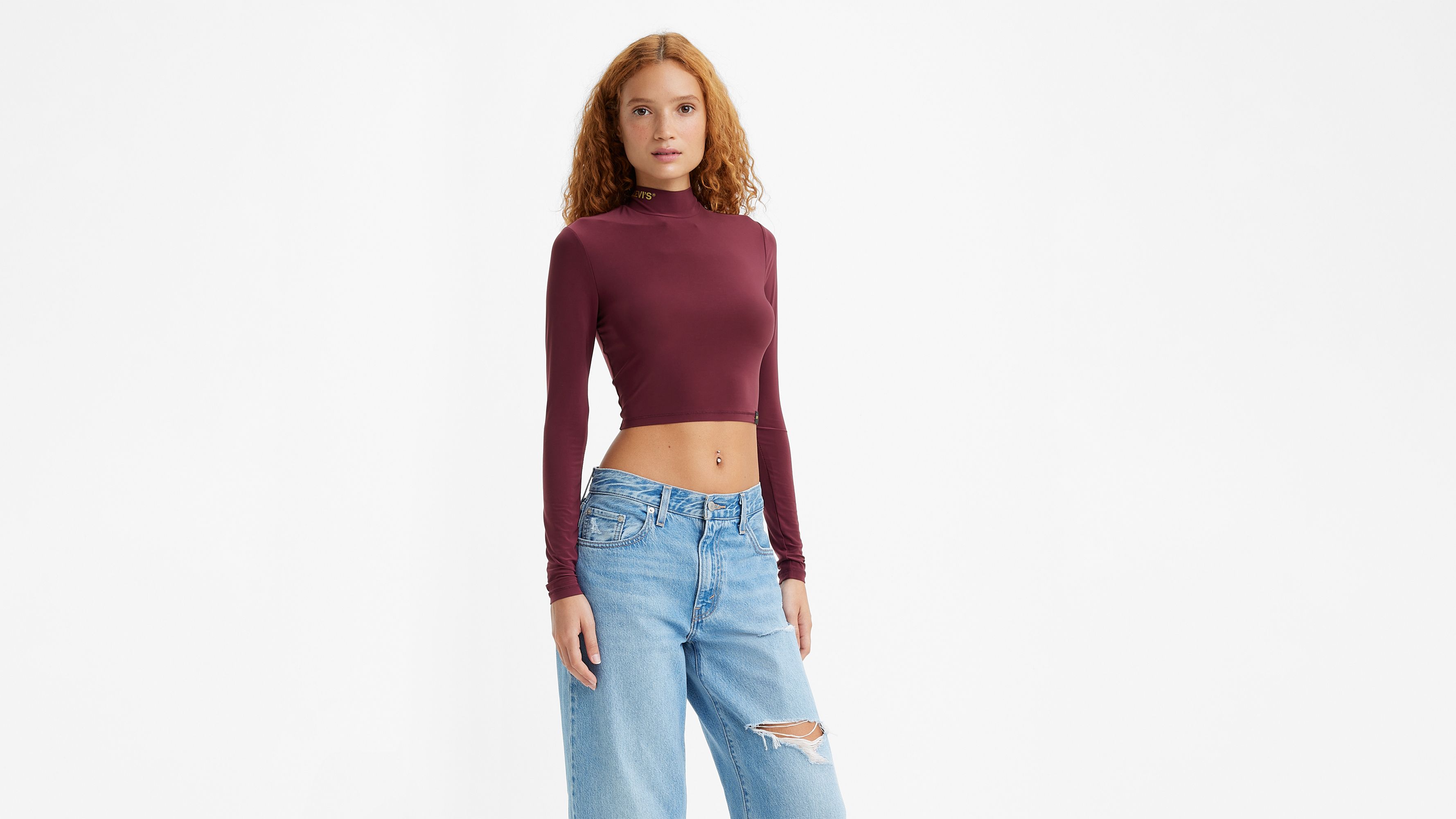 Graphic Rory Second Skin Top - Red | Levi's® US