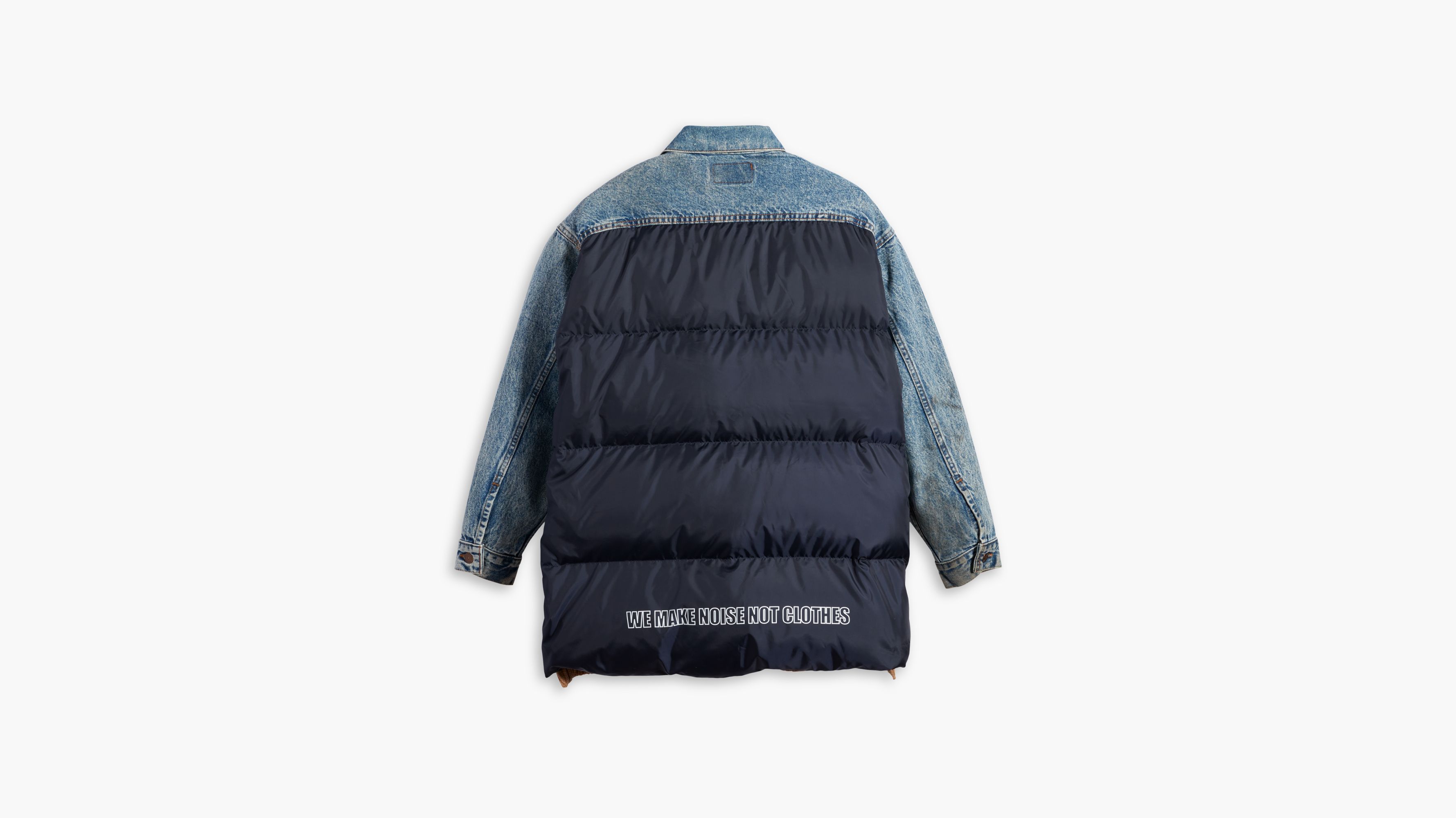 Levi's® X Undercover Hybrid Trucker Down Jacket - Medium Wash | Levi's® US