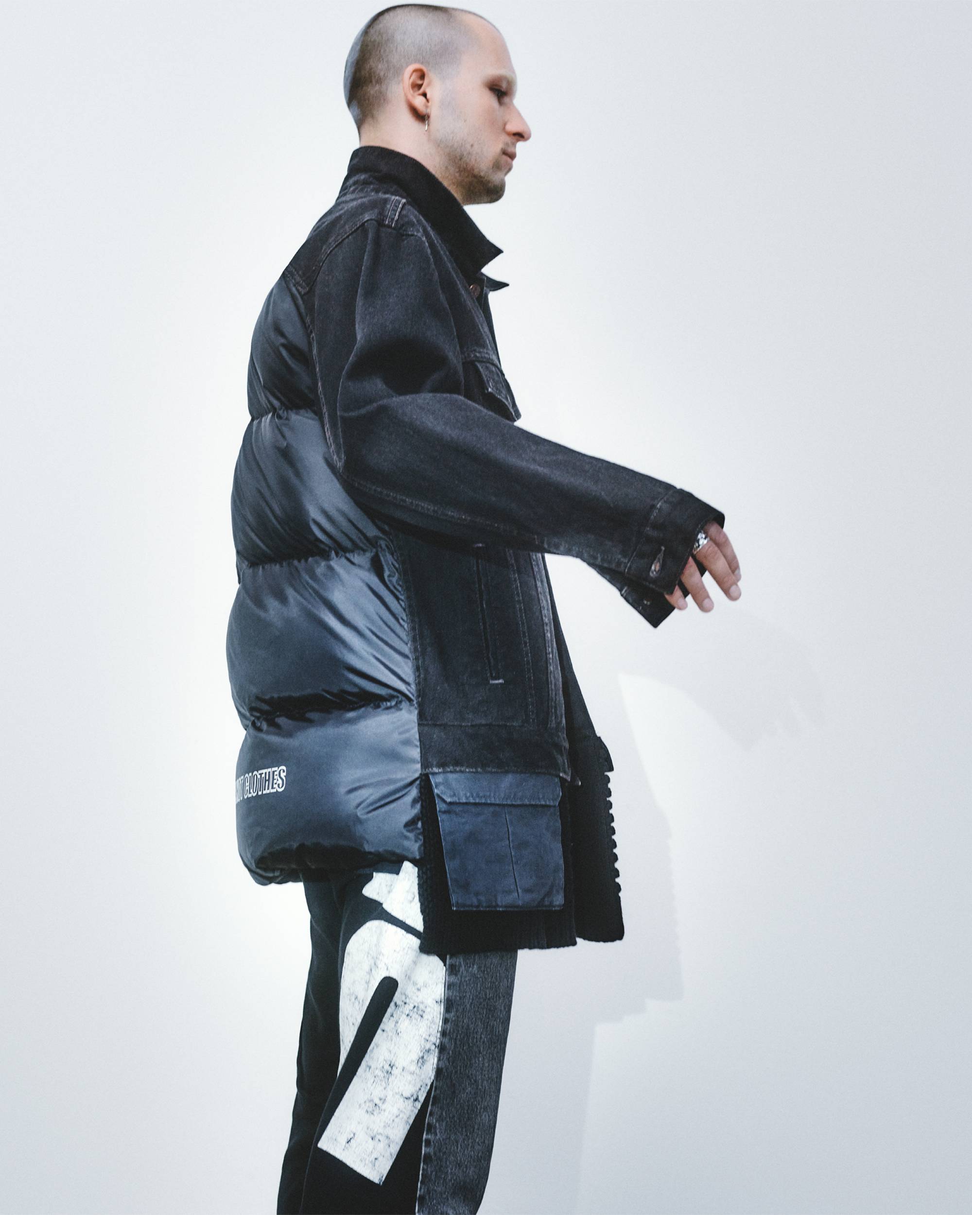 Levi's® X Undercover Hybrid Trucker Down Jacket - Black Levi's® X Undercover Hybrid Trucker Down Jacket - Black