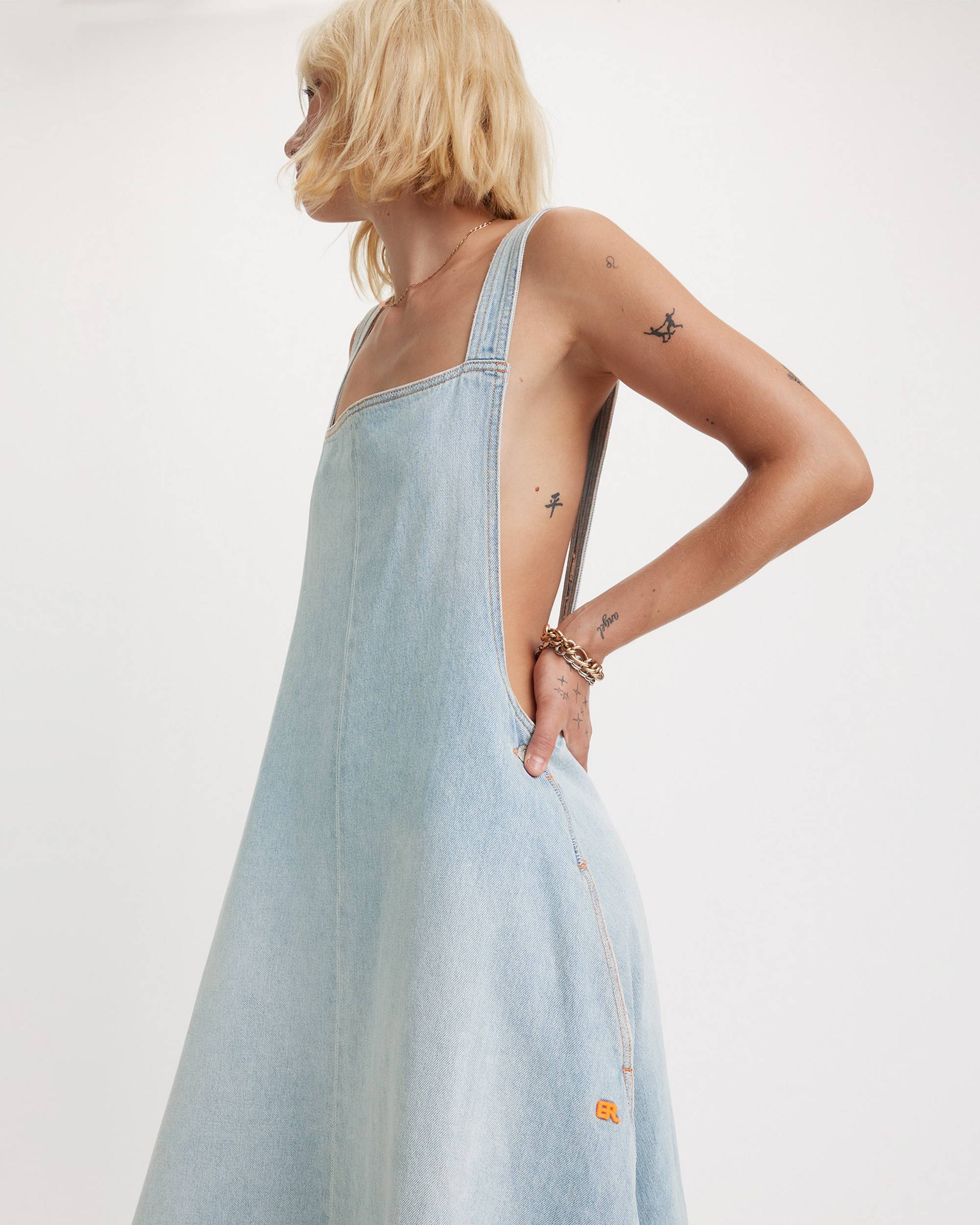 Levi's® X Erl Women's Heritage Dress - Light Wash | Levi's® US Levi's® X Erl Women's Heritage Dress - Light Wash | Levi's® US