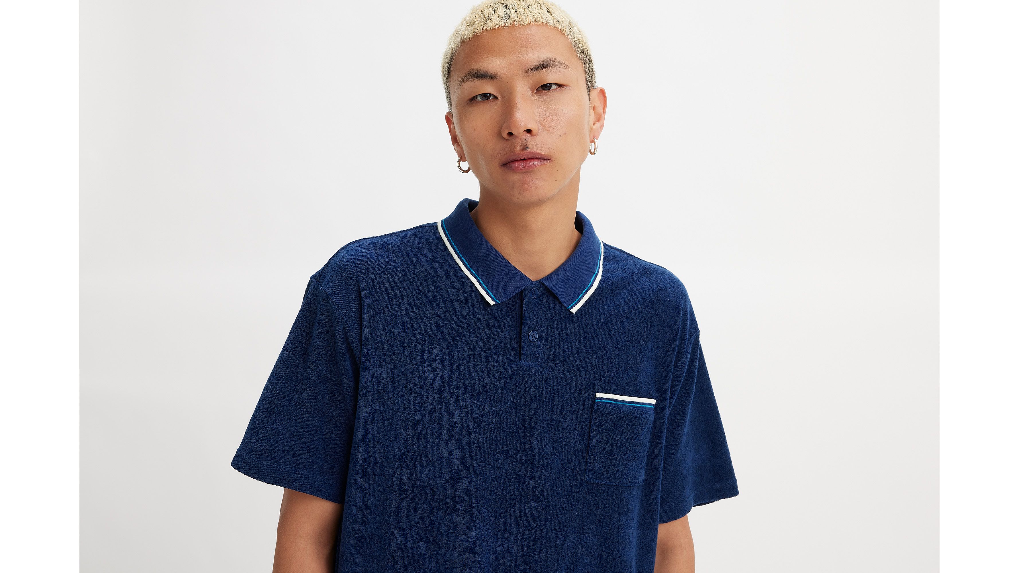 Gold Tab™ Walker Polo Shirt - Blue | Levi's® US