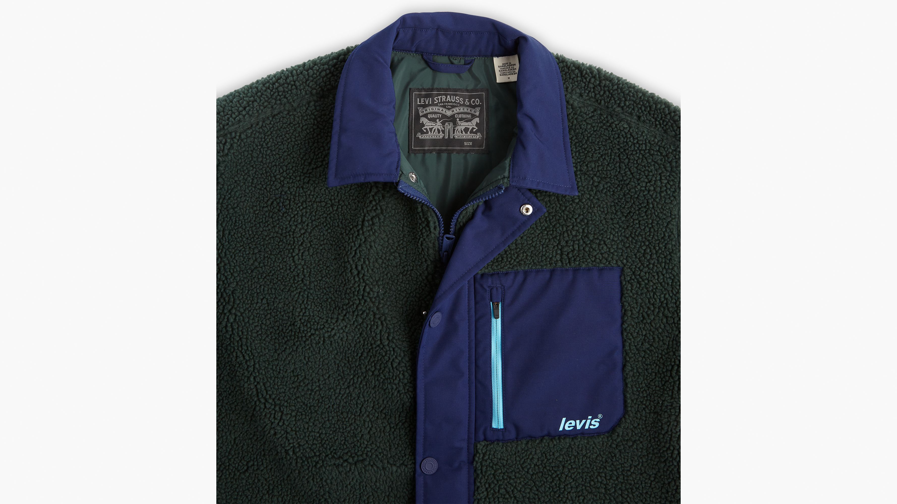 Buchanan Sherpa Jacket - Green | Levi's® US