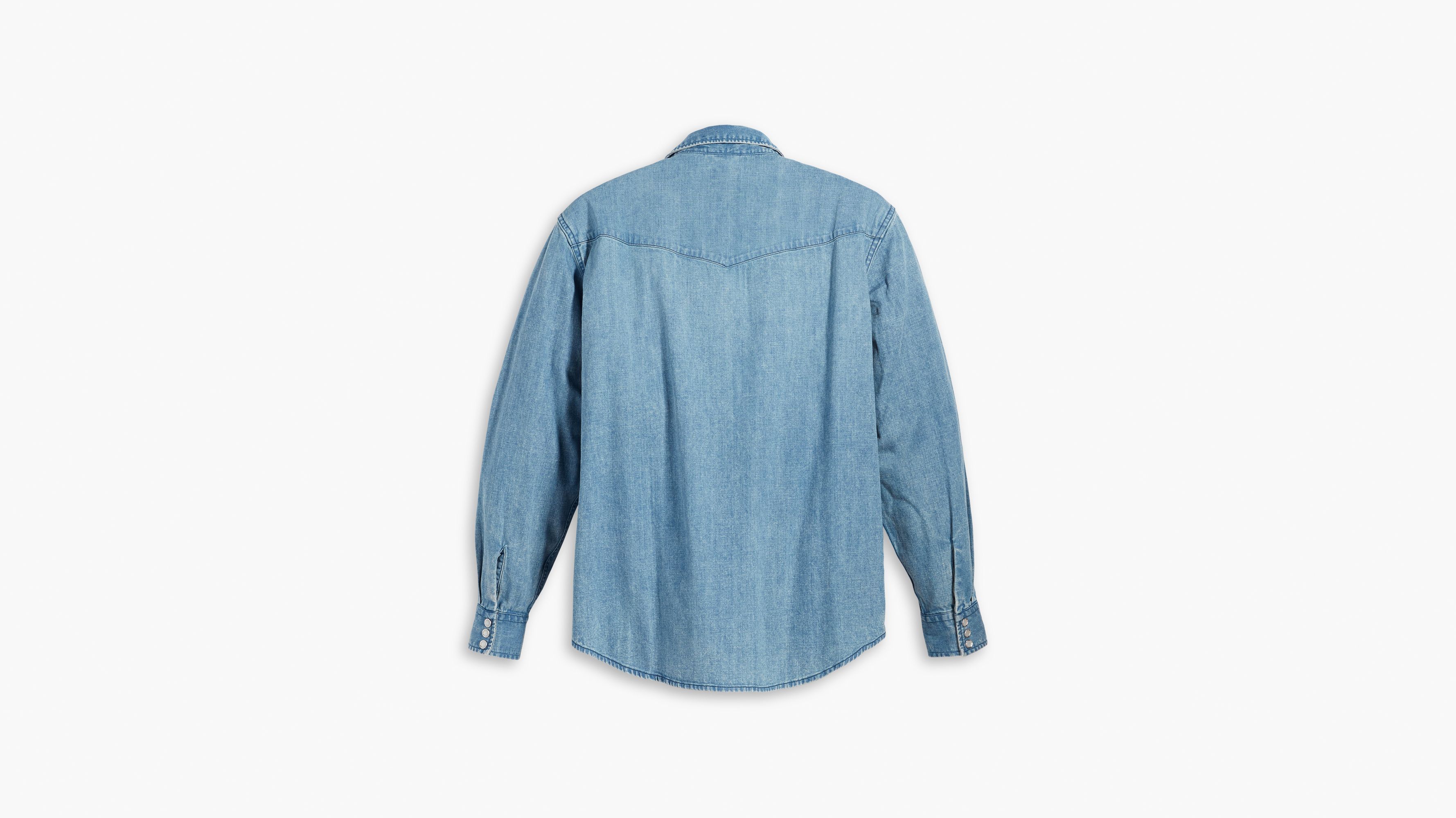 Levi's oversized sawtooth denim shirt store