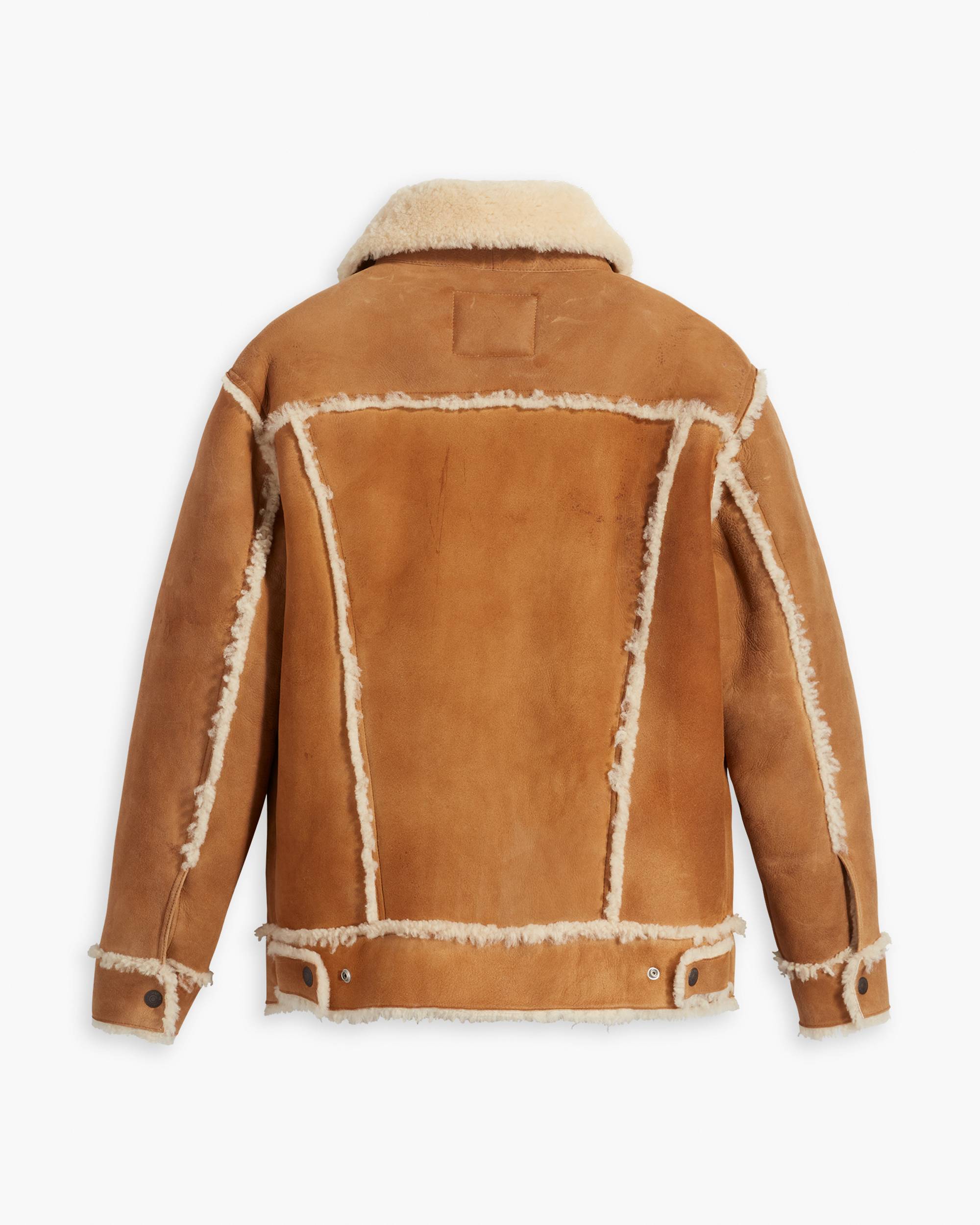Shearling Trucker Jacket - Brown | Levi's® US Shearling Trucker Jacket - Brown | Levi's® US