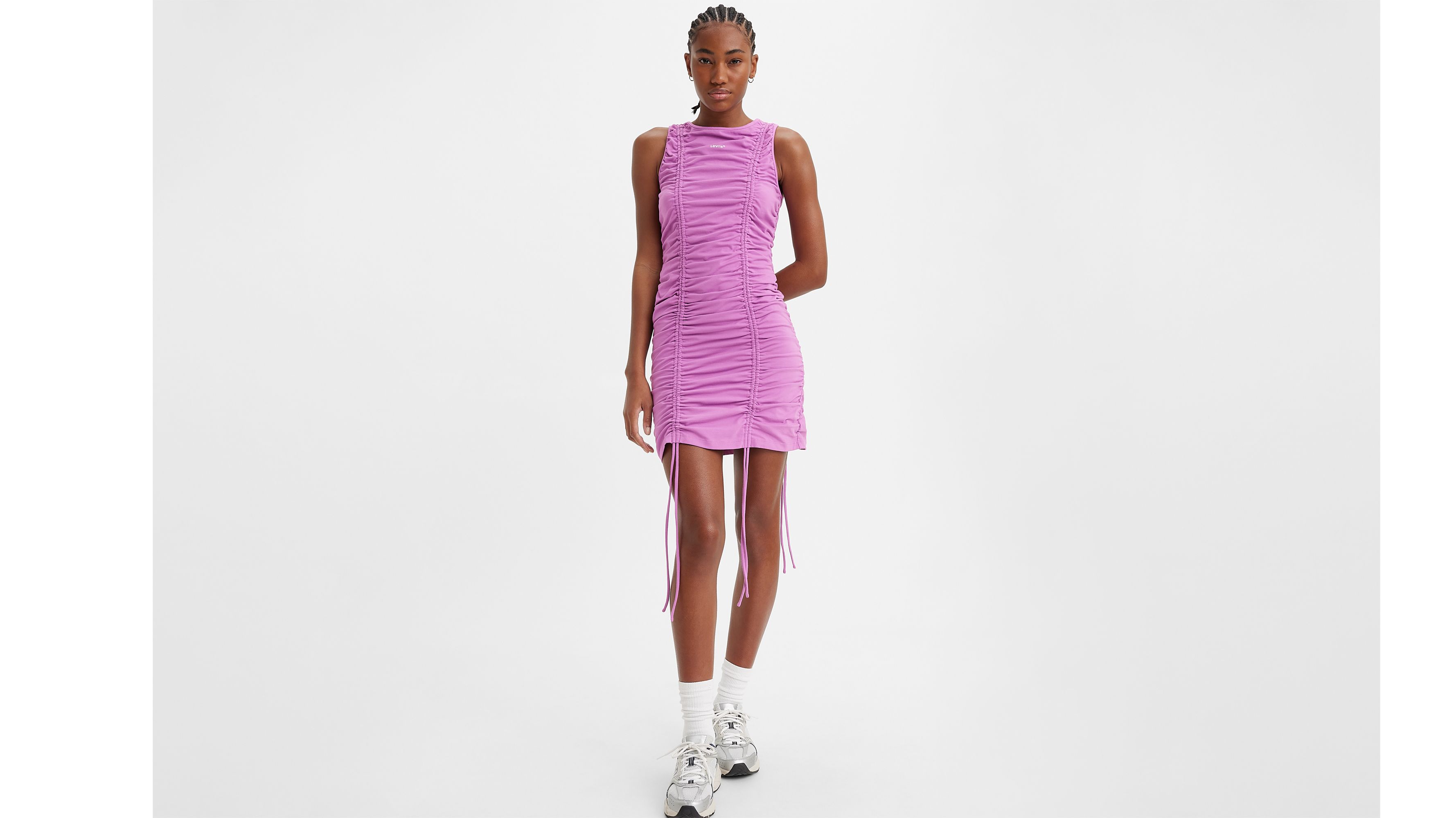 Jamie Ruched Dress - Purple | Levi's® XK