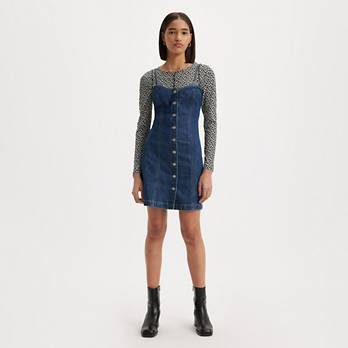 Malene Bustier Dress - Medium Wash | Levi's® US Malene Bustier Dress - Medium Wash | Levi's® US