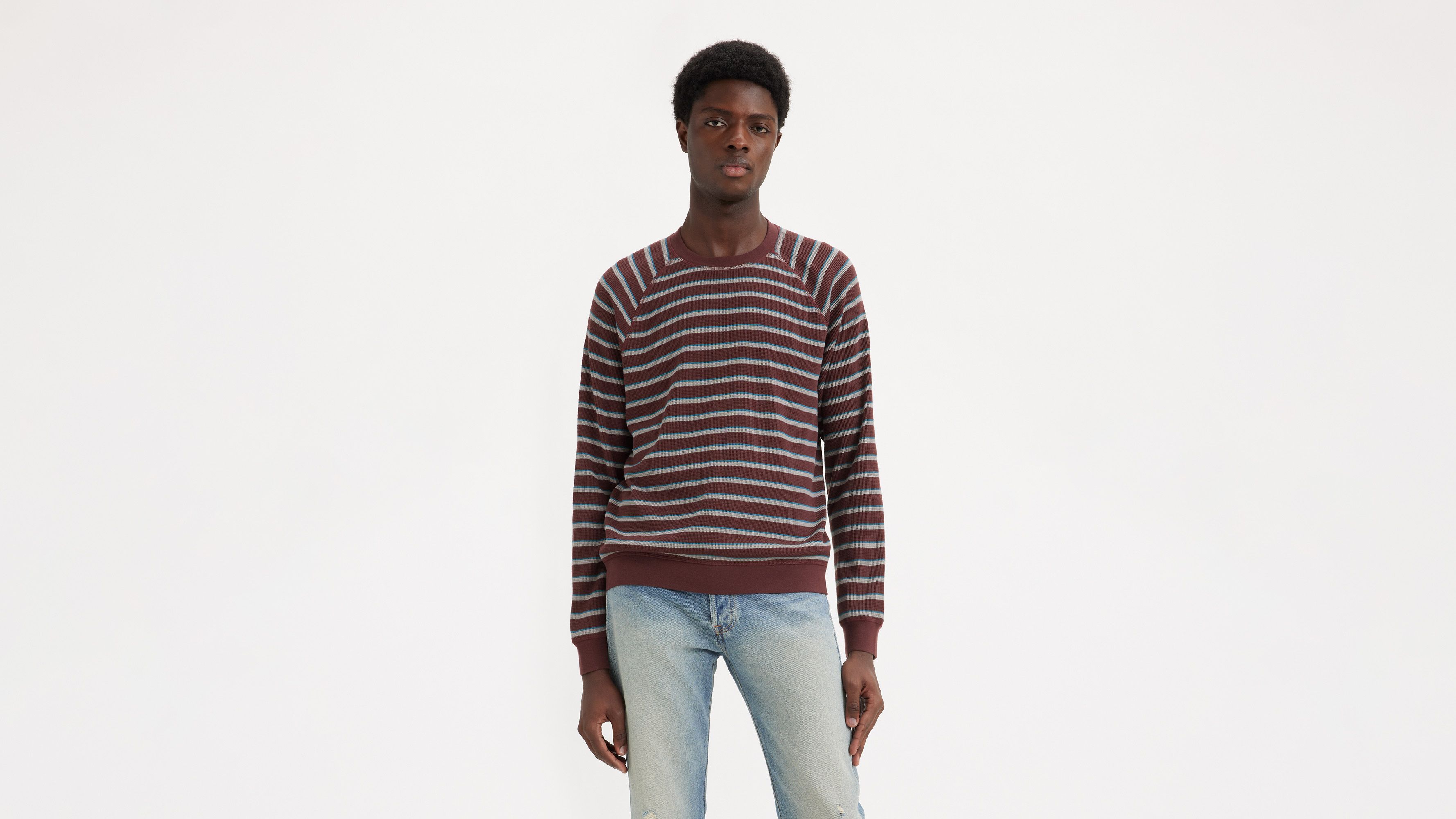 Thermal Raglan Crewneck Long Sleeve Tee - Multi Colour | Levi's® GB