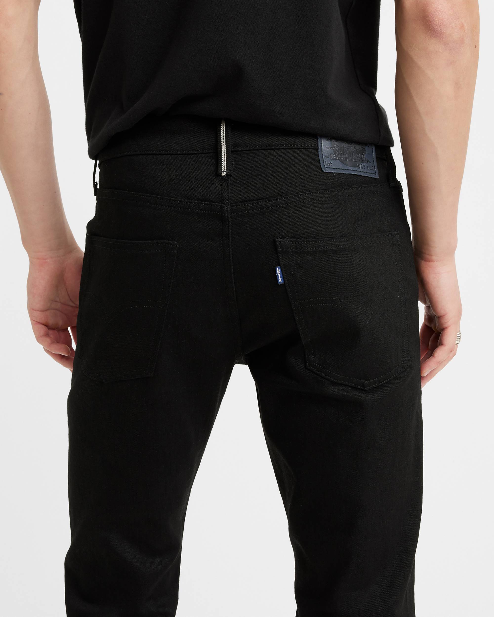 Japanese Selvedge 512™ Slim Taper Fit Men's Jeans - Black Japanese Selvedge 512™ Slim Taper Fit Men's Jeans - Black