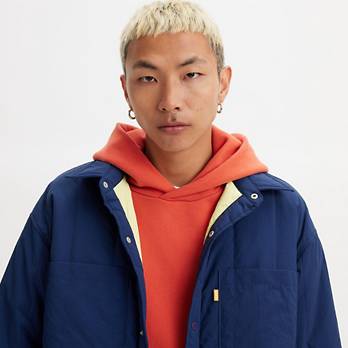 Gold Tab™ Nylon Jackson Worker Overshirt - Blue | Levi's® US Gold Tab™ Nylon Jackson Worker Overshirt - Blue | Levi's® US