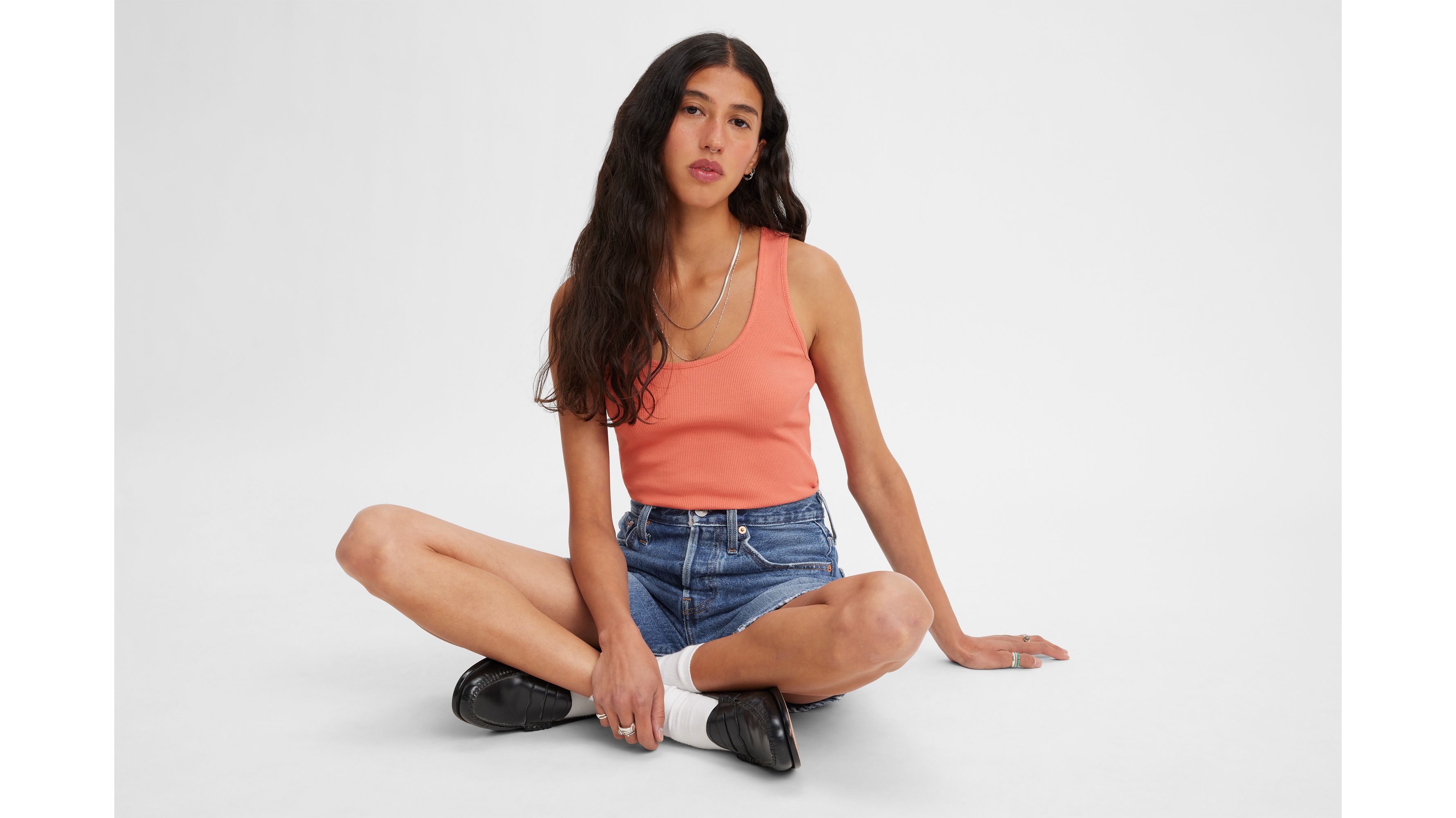 Classic Fit Tank Top - Orange | Levi's® CA