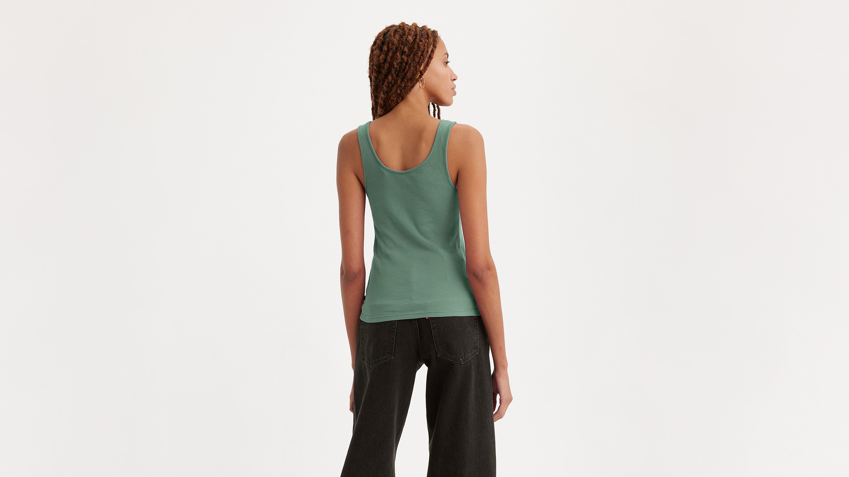 Essential Rib Tank Top - Green | Levi's® US