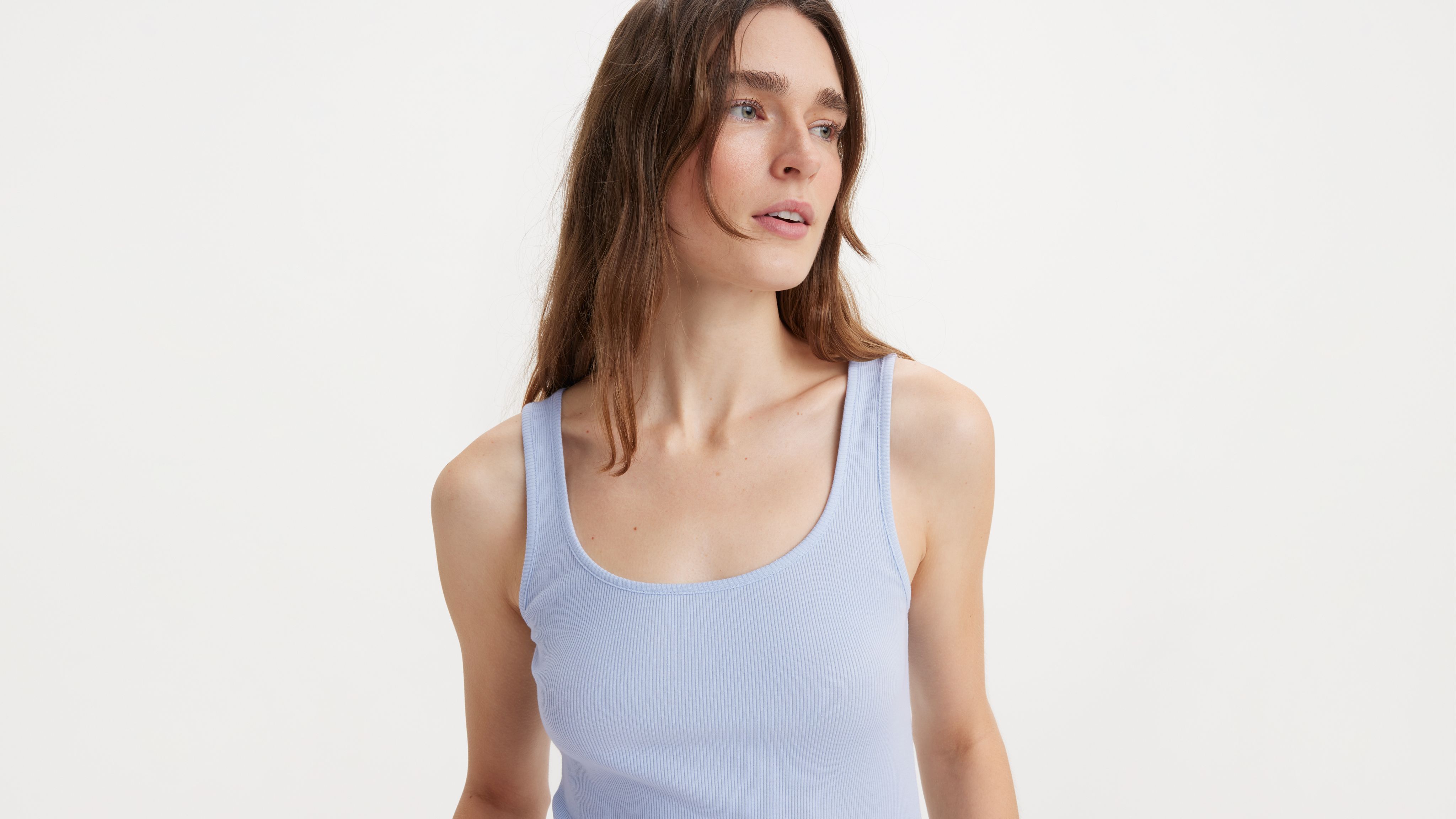 Essential Rib Tank Top - Blue | Levi's® US