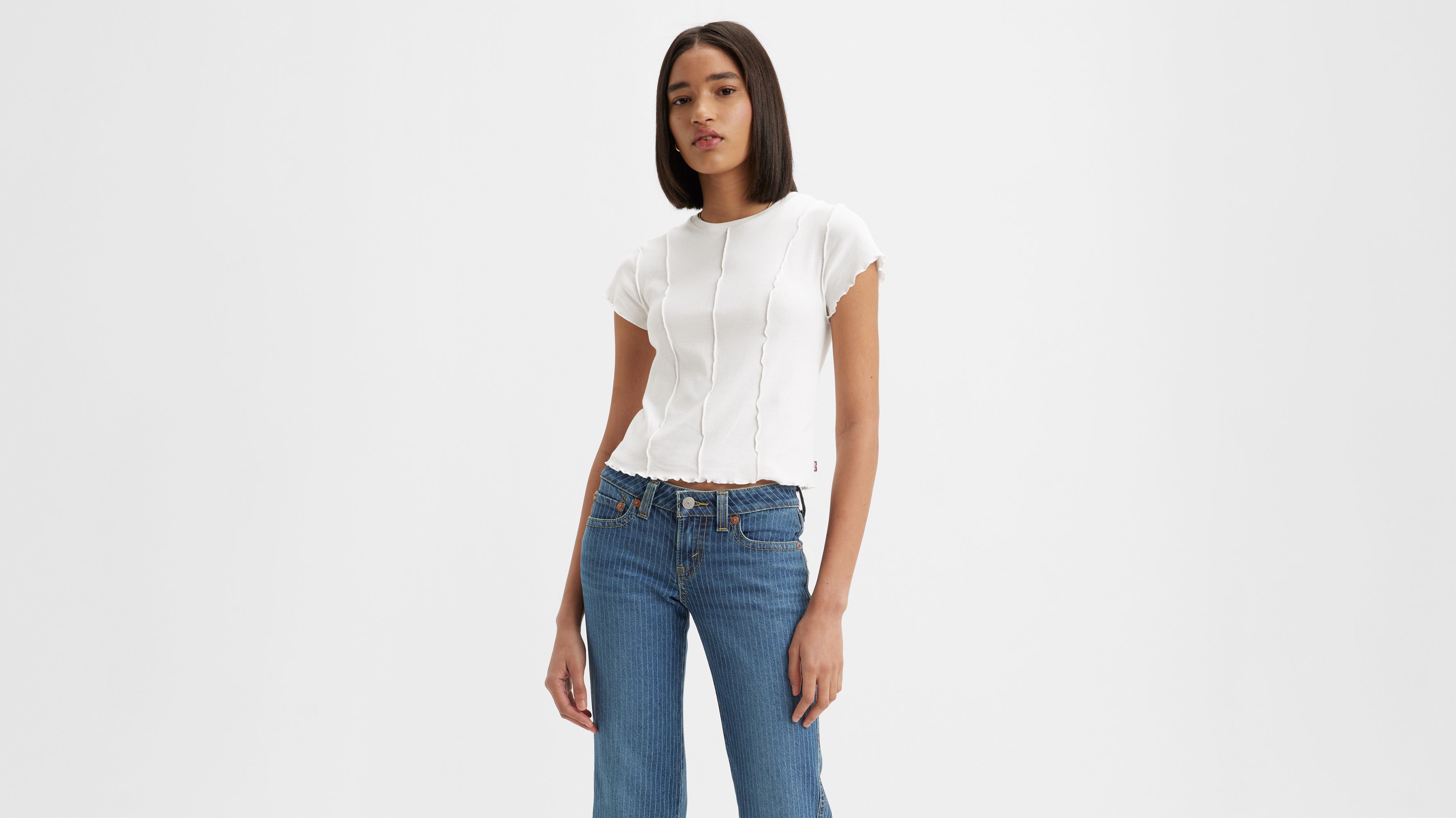 Inside Out Seamed Tee - White | Levi's® IE