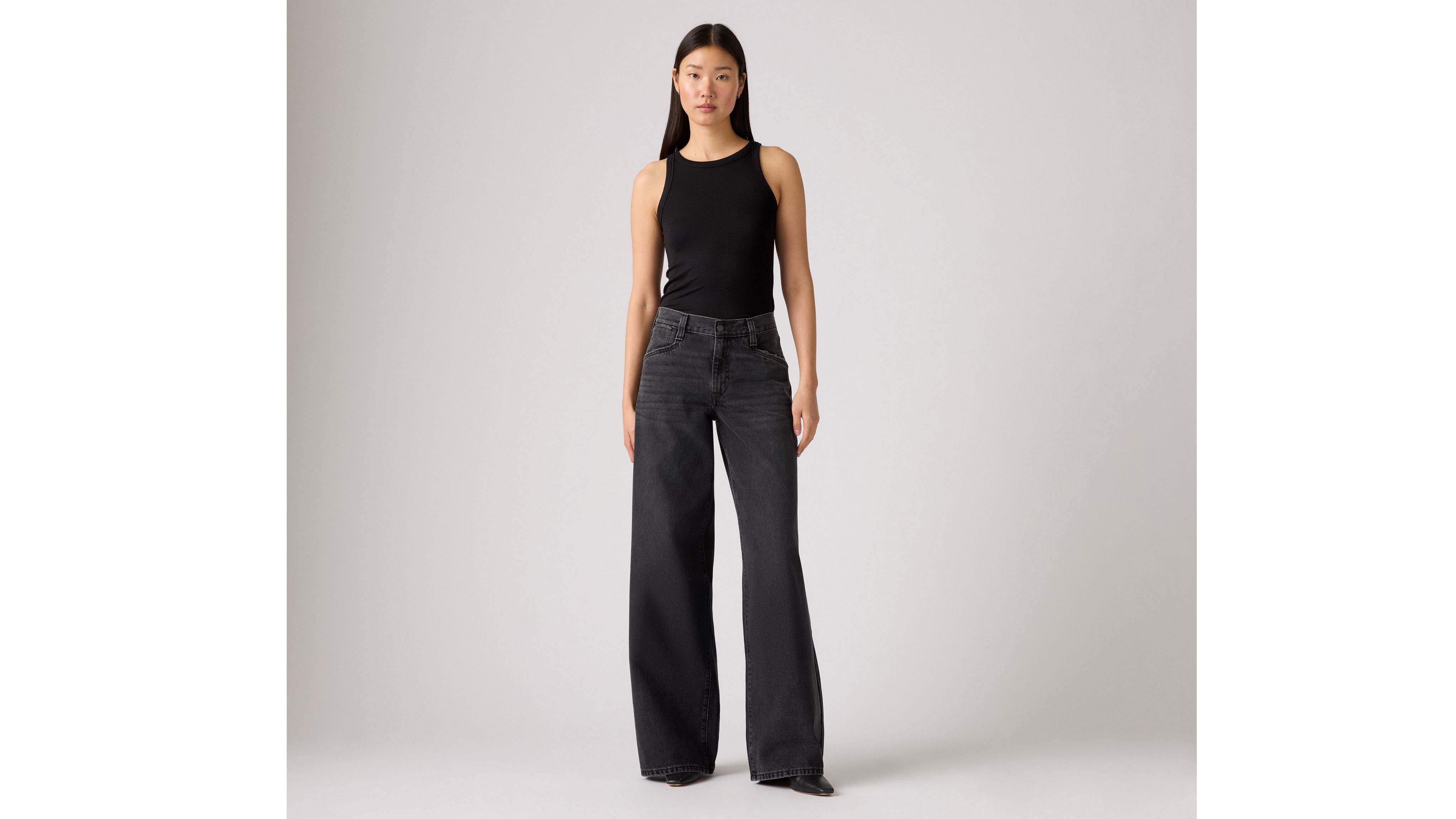 Jean 94 Baggy Wide Leg - Noir | Levi's® FR