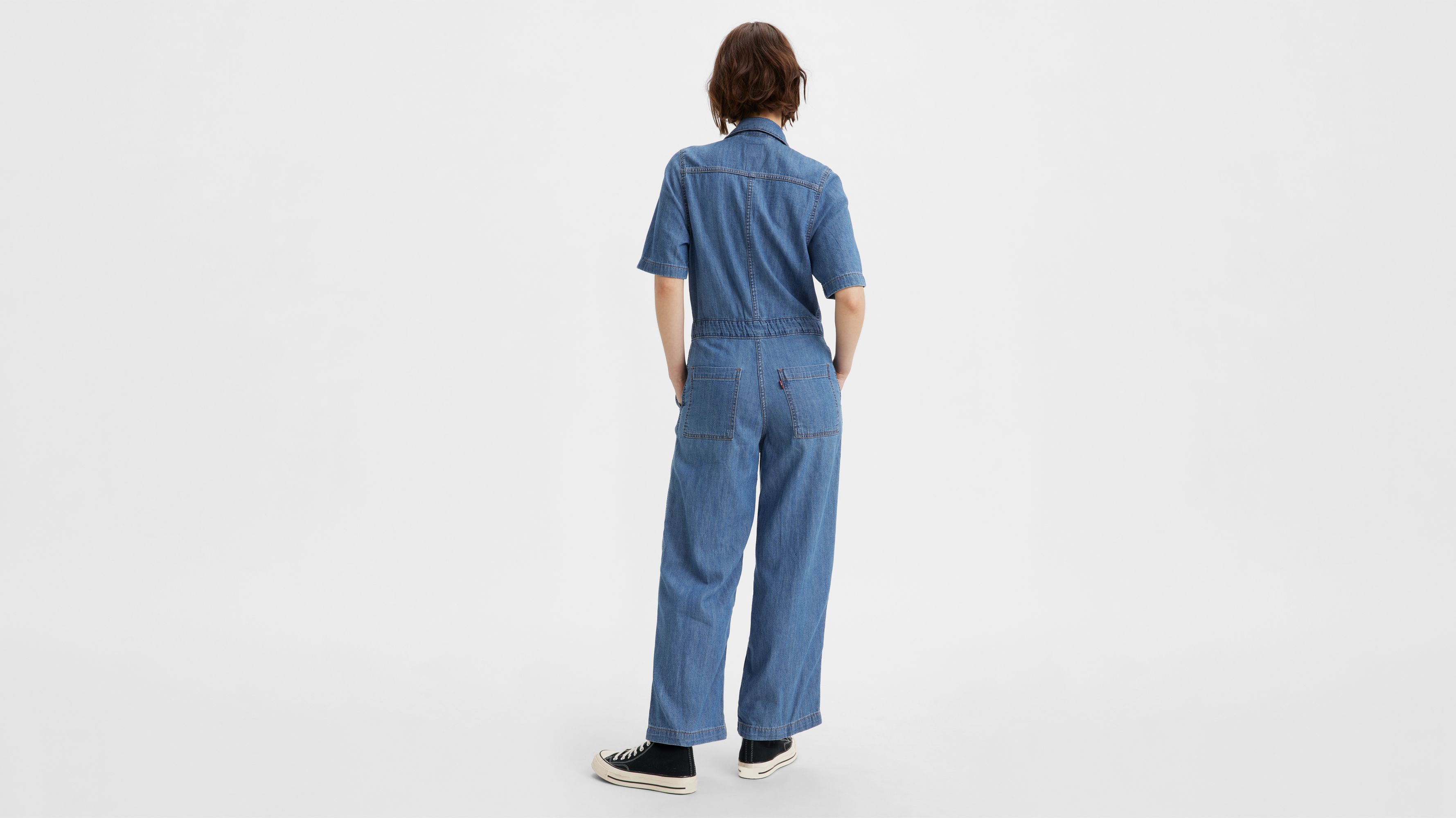 Short Sleeve Heritage Jumpsuit - Blue | Levi's® CZ
