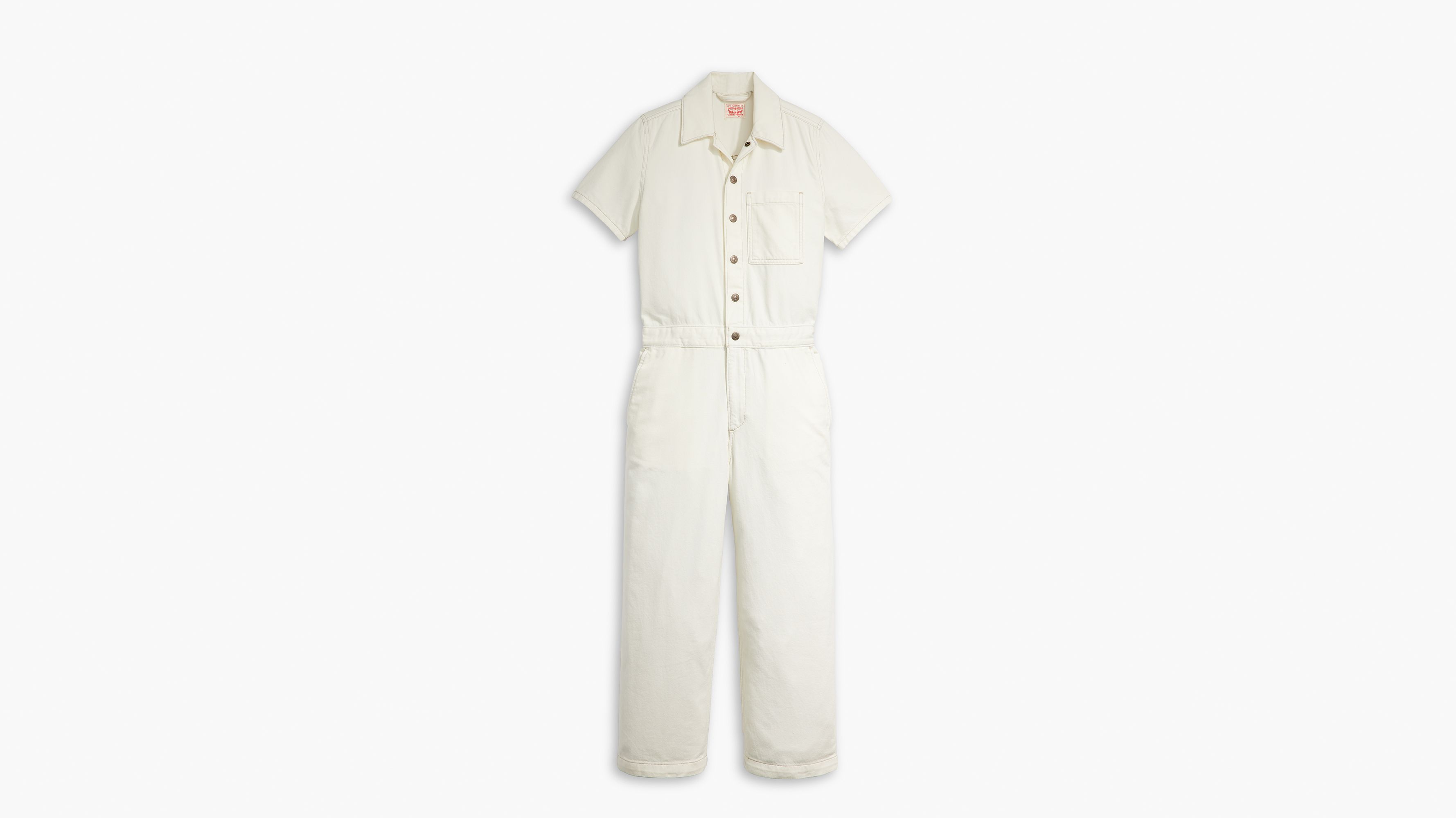 Short Sleeve Heritage Jumpsuit - White | Levi's® US