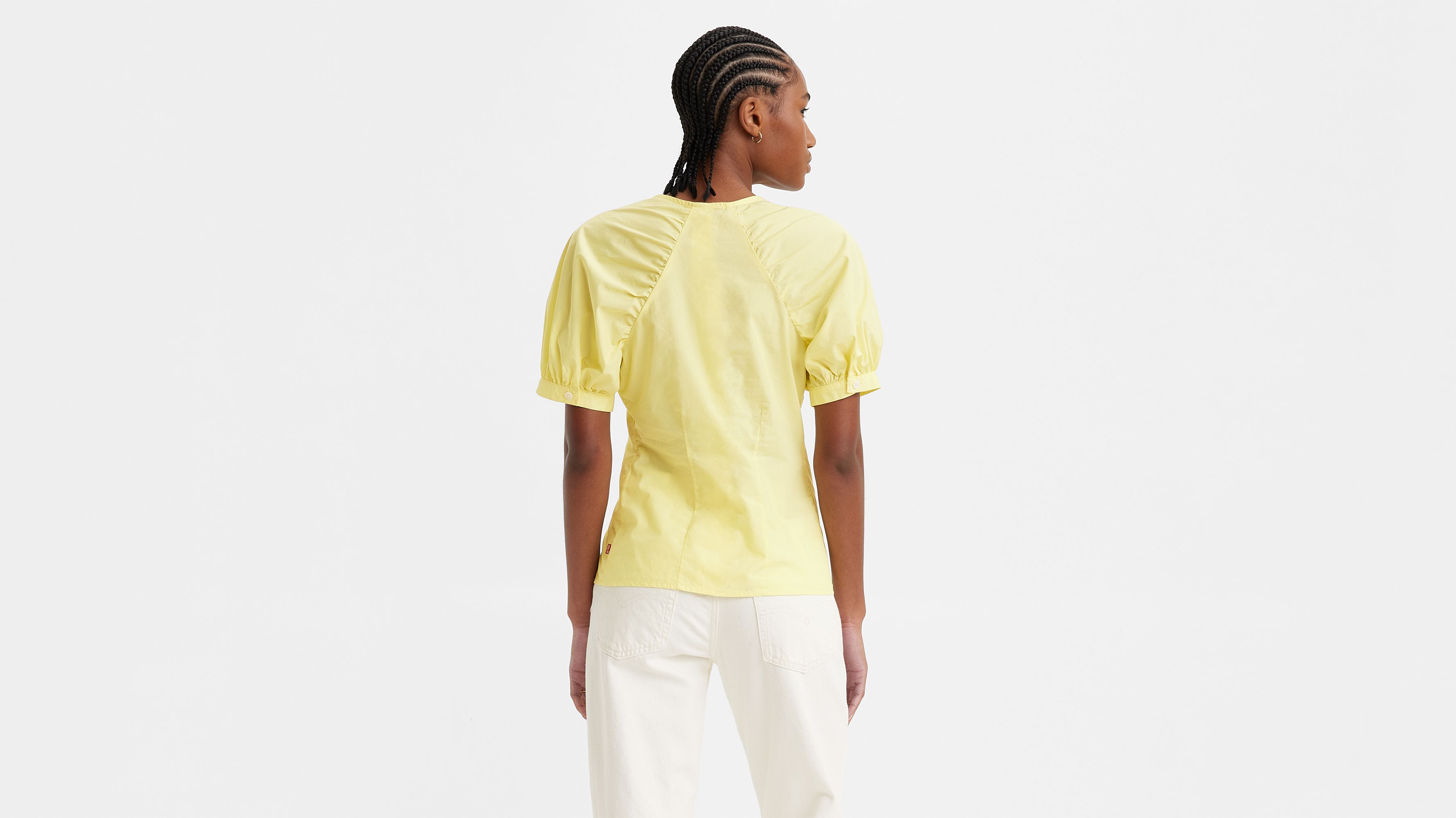 Marta Raglan Short Sleeve Blouse - Yellow | Levi's® US