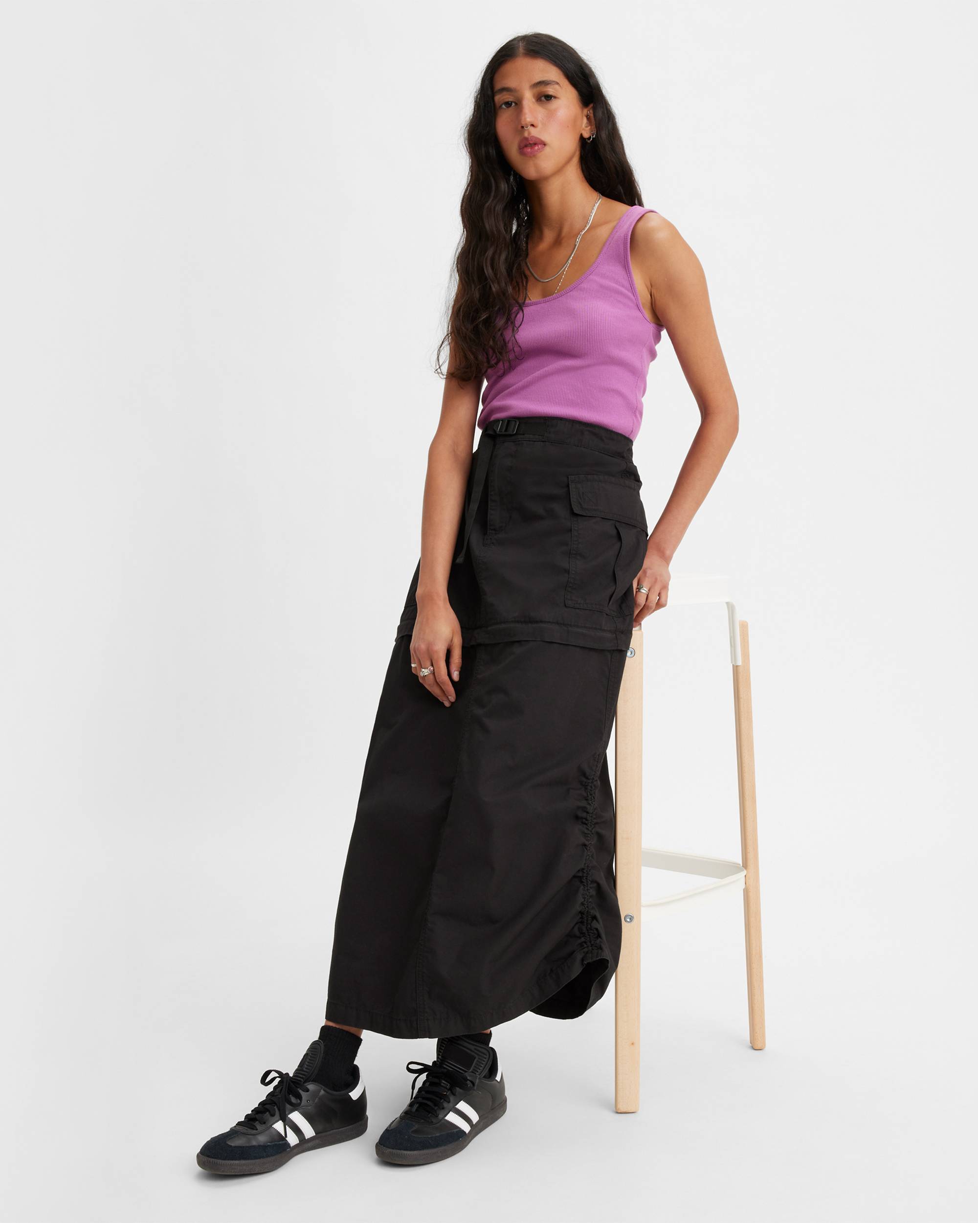 Convertible Cargo Skirt - Black | Levi's® US Convertible Cargo Skirt - Black | Levi's® US