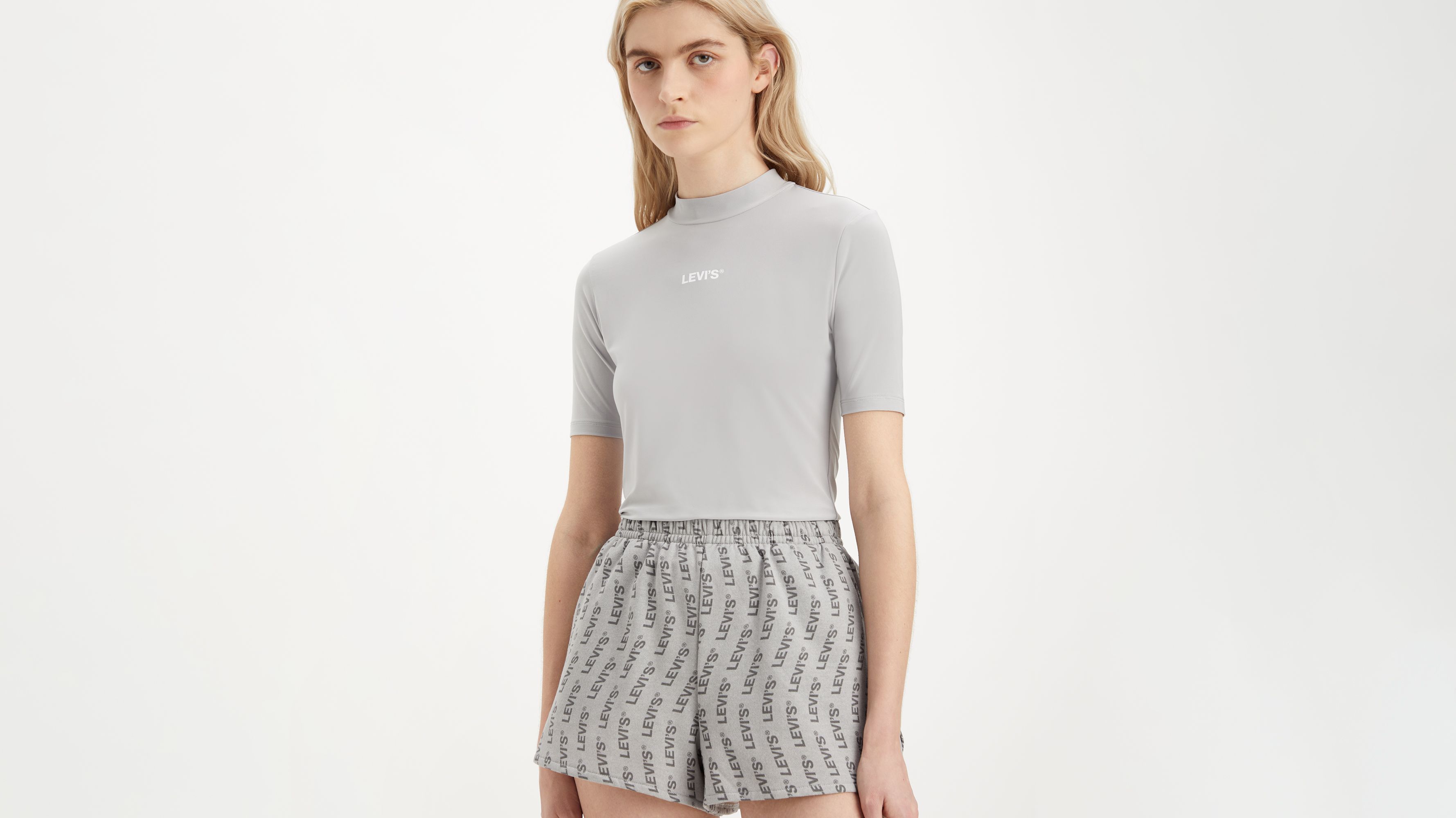 Graphic Sia Second Skin Tee - Grey | Levi's® GE