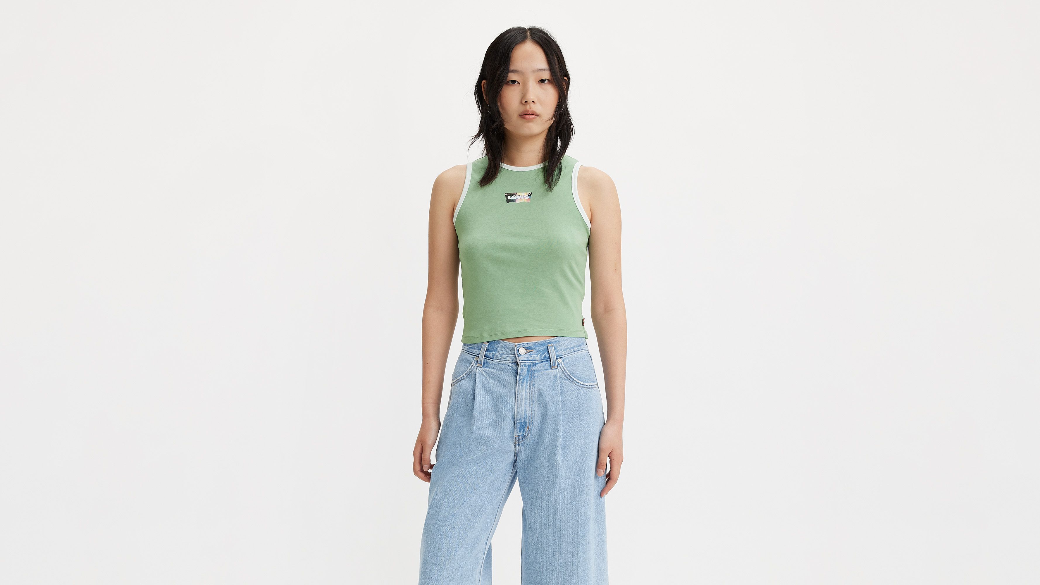 Ivy Ringer Tank Top Mit Grafik - Grün | Levi's® DE