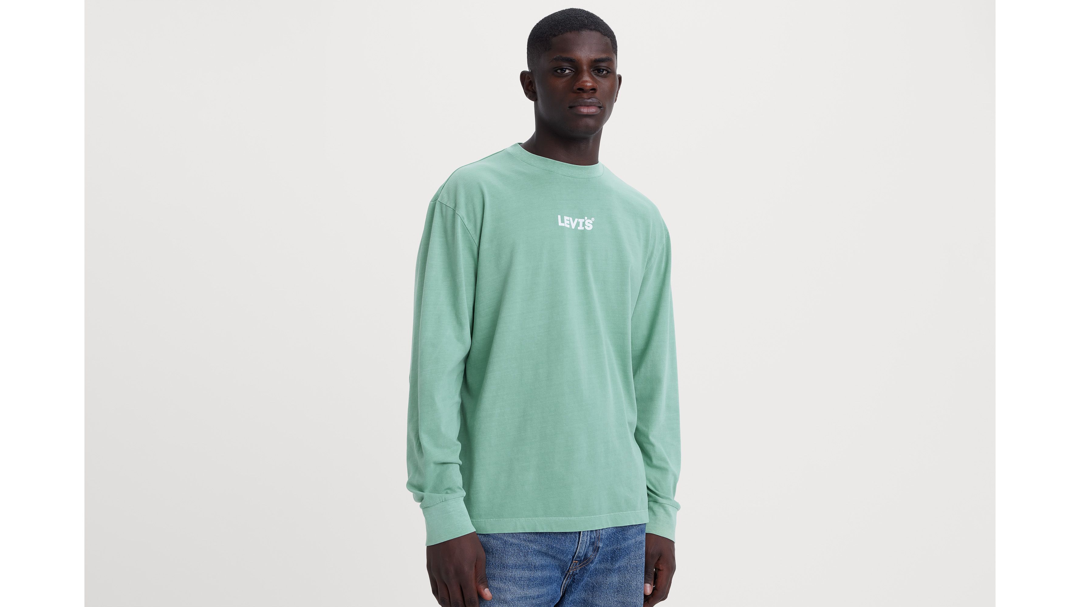 Long Sleeve Graphic Authentic T-shirt - Green | Levi's® US