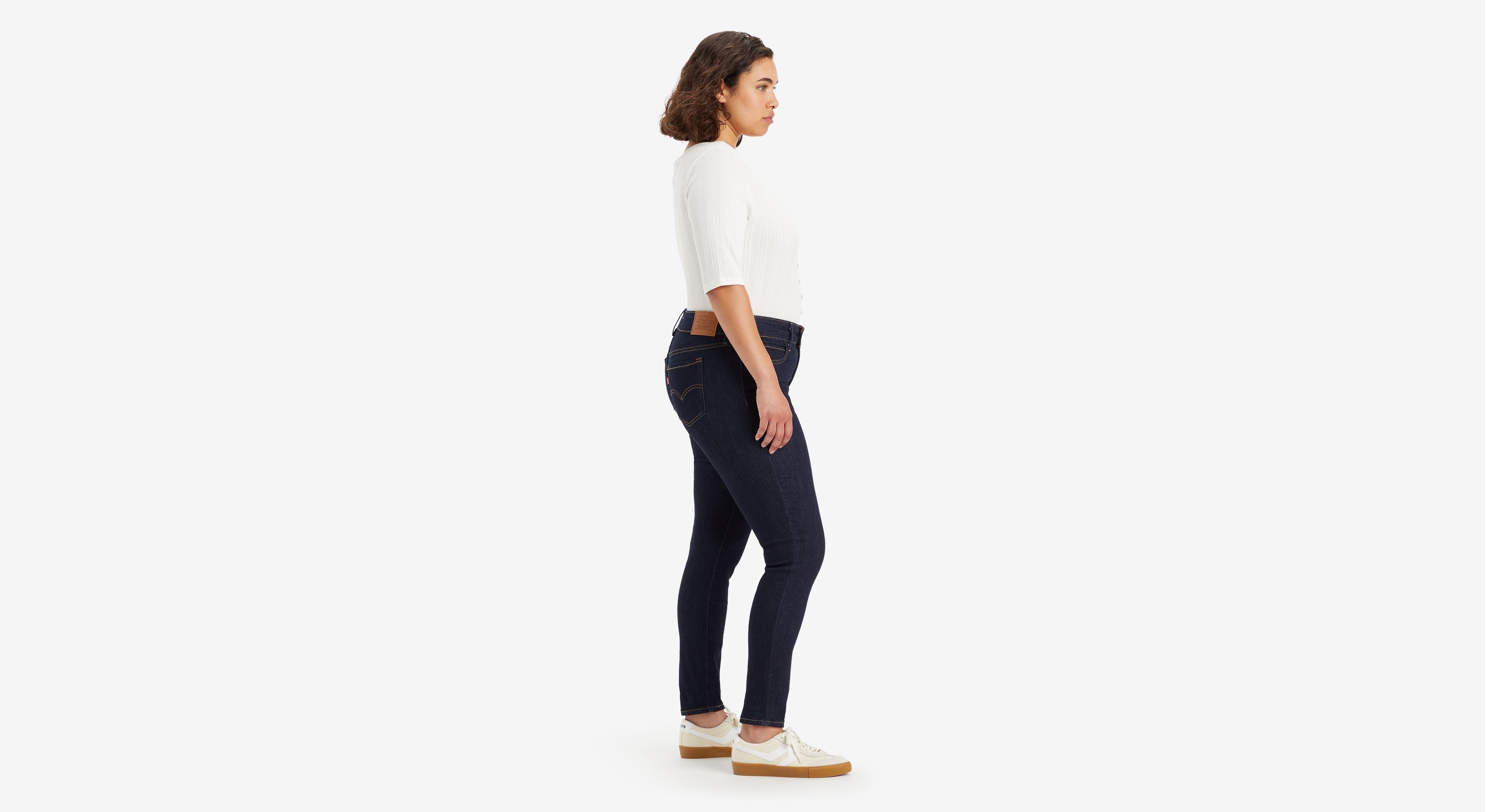 711™ Double Button Skinny Jeans - Blue | Levi's® GB