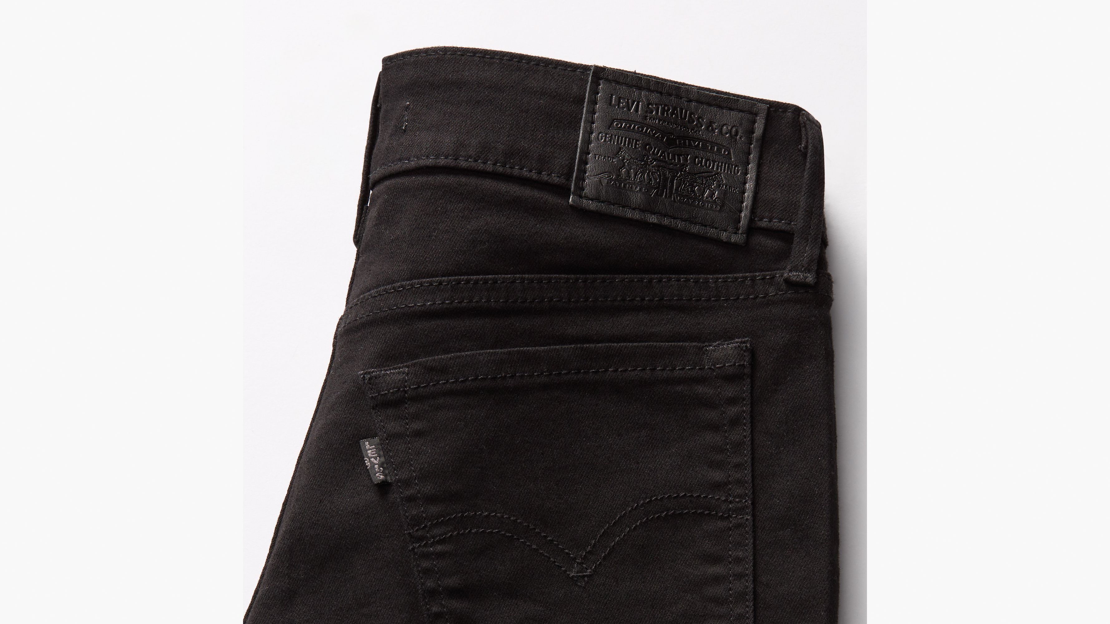711™ Double-button Skinny Jeans - Black | Levi's® LI
