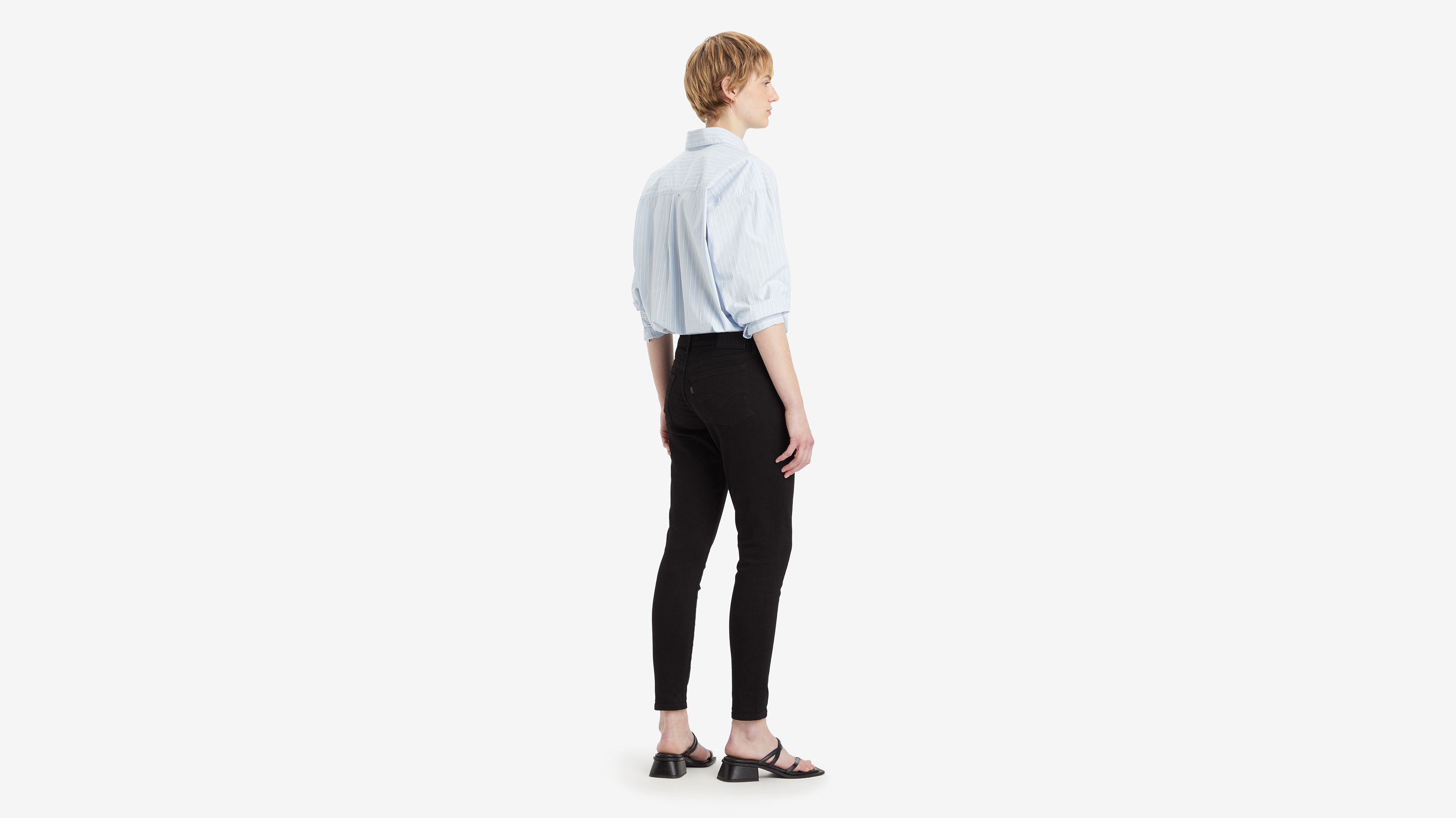 711™ Double-button Skinny Jeans - Black | Levi's® LI