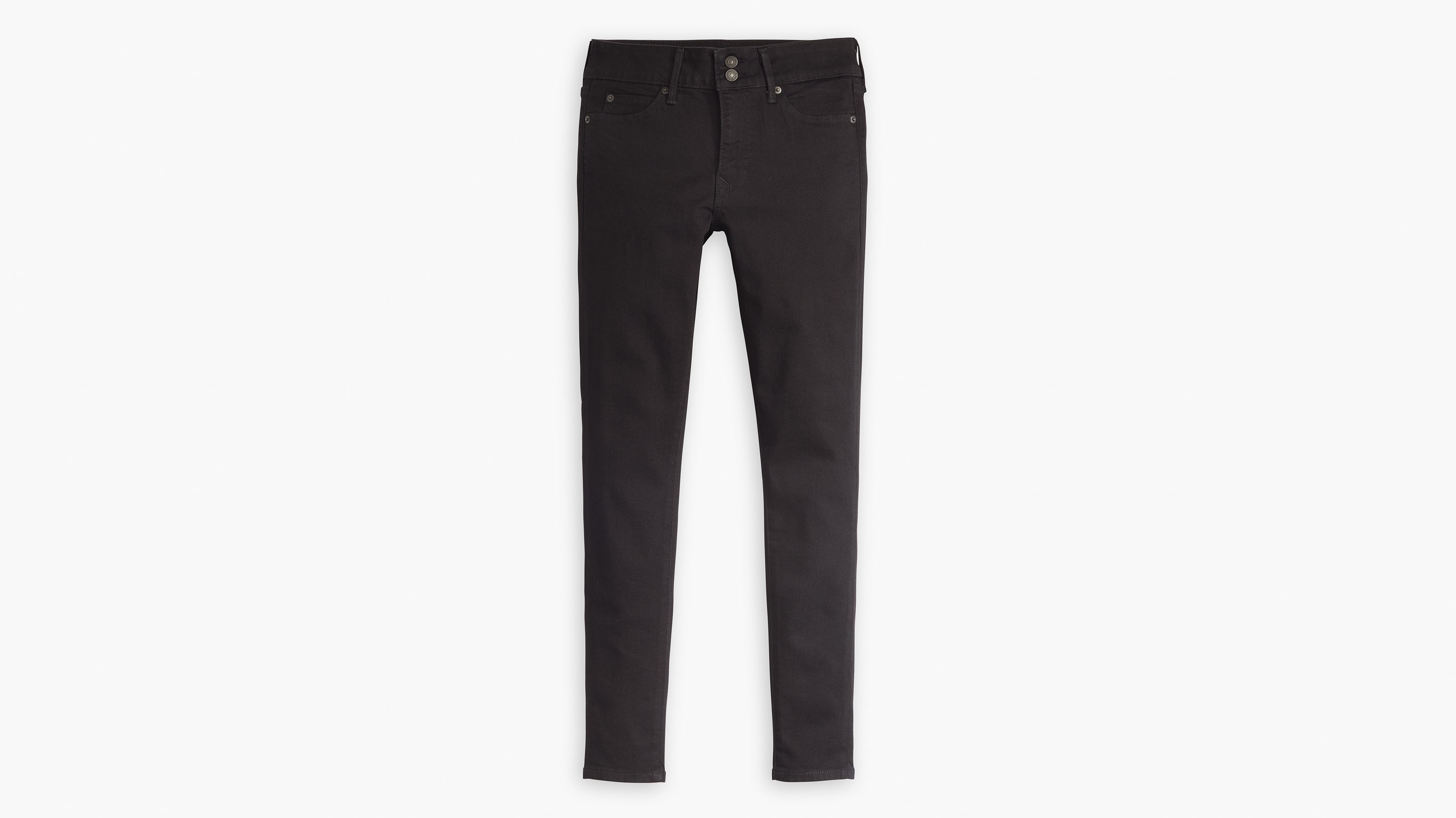 711™ Double-button Skinny Jeans - Black | Levi's® LI