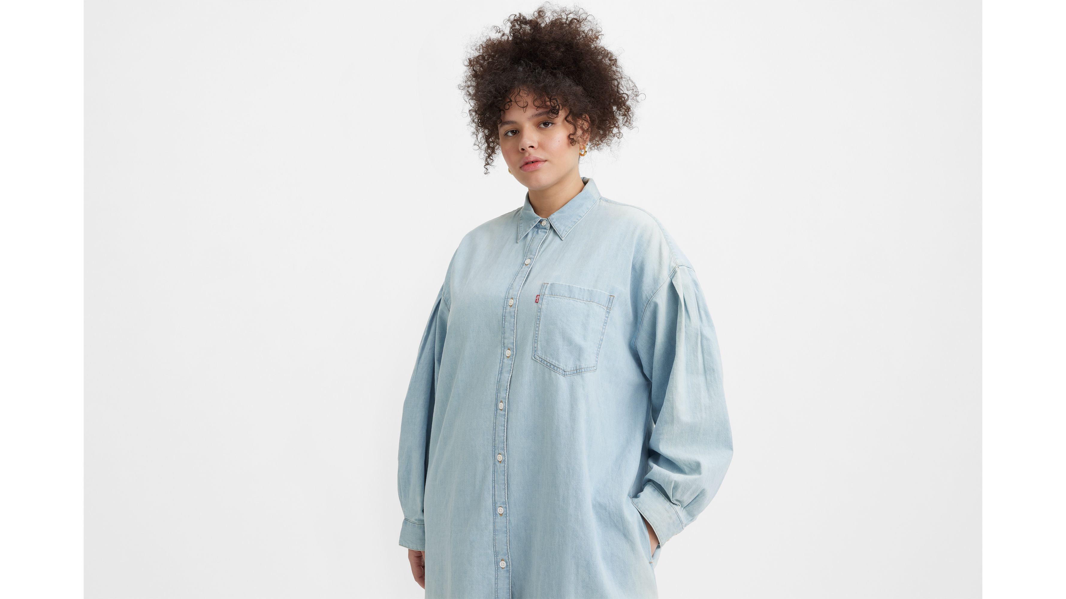 Rhea Shirt Dress (plus Size) - Blue | Levi's® AL