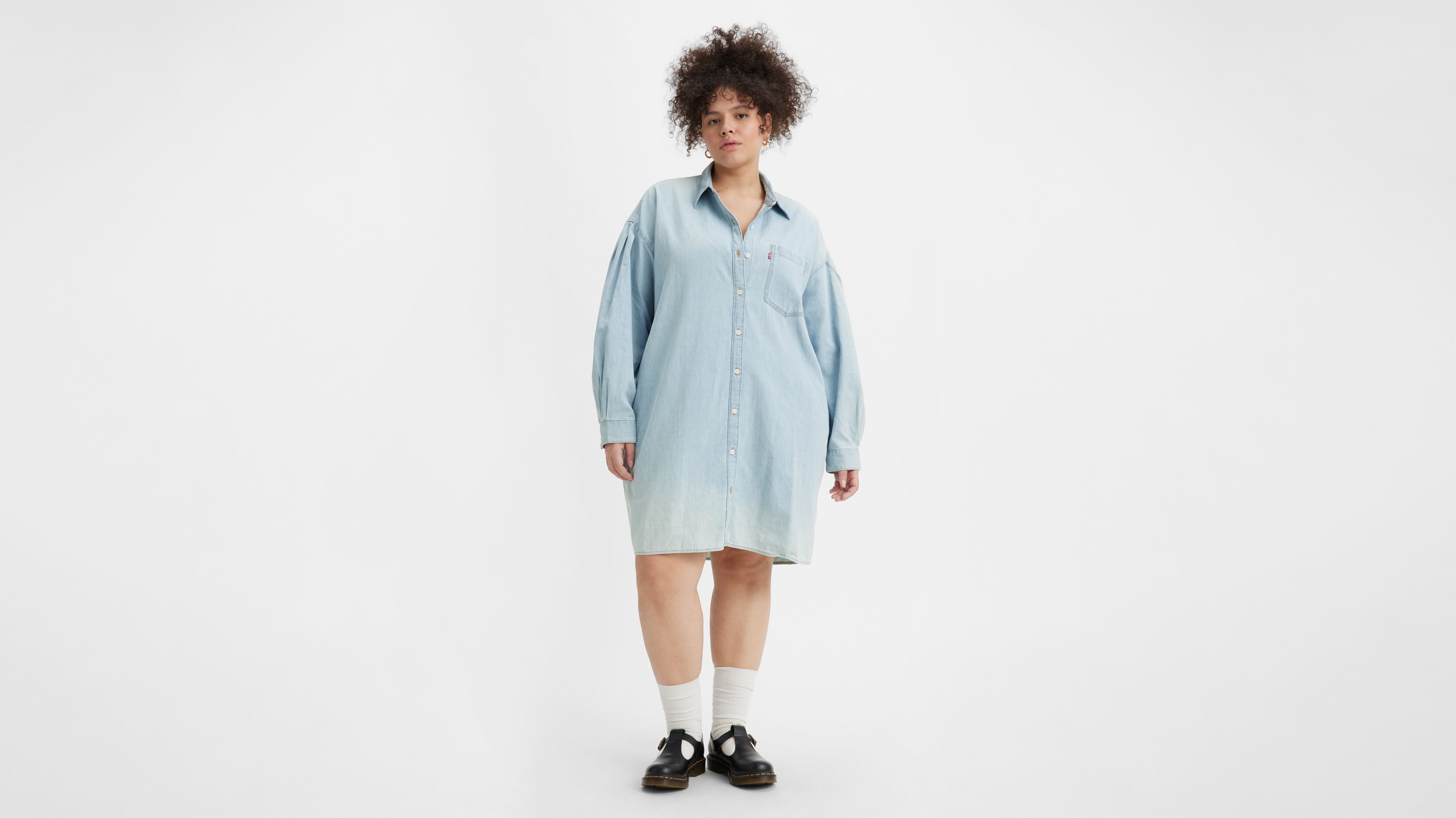 Rhea Shirt Dress (plus Size) - Blue | Levi's® AL