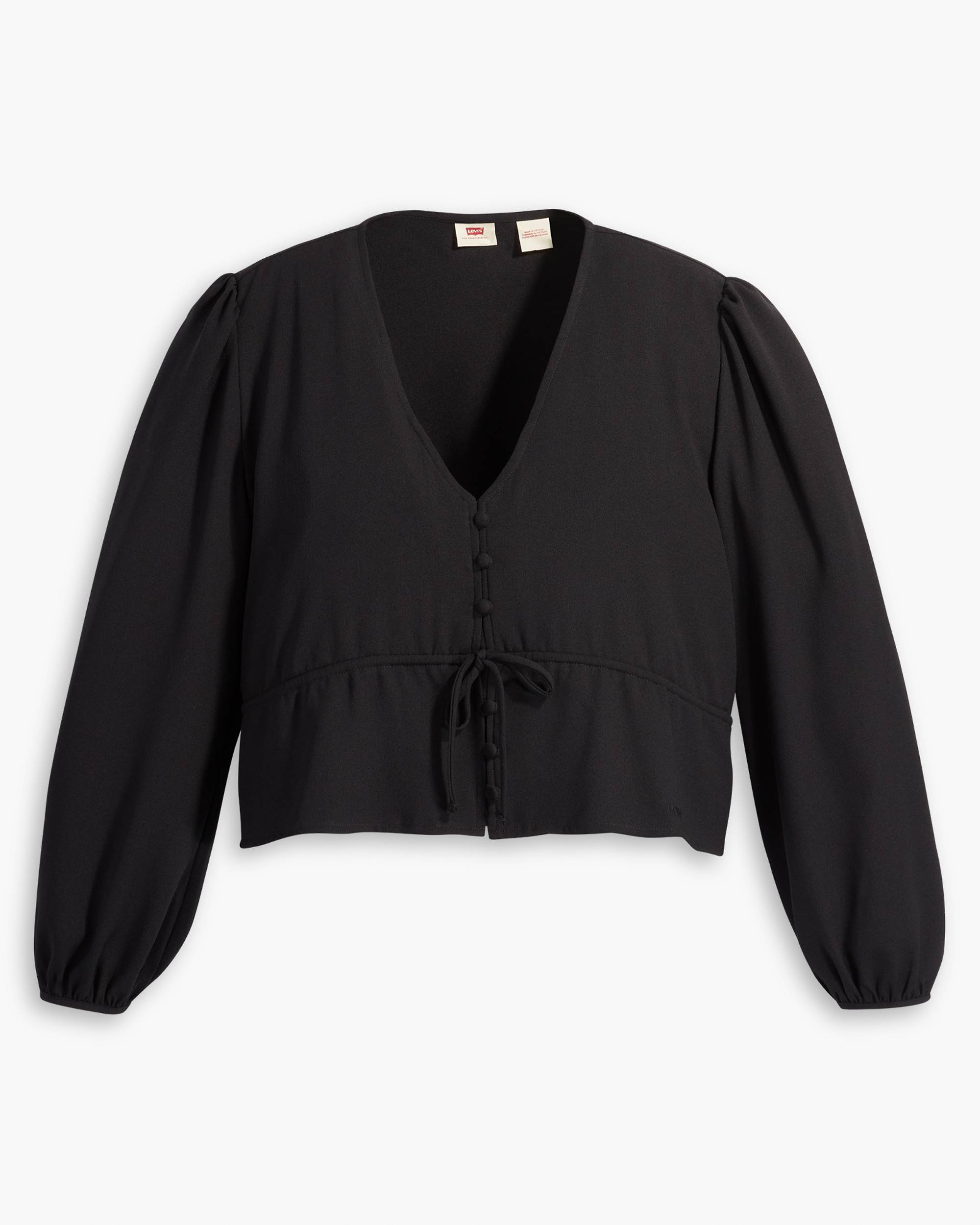Lisa Long Sleeve Blouse - Black | Levi's® US Lisa Long Sleeve Blouse - Black | Levi's® US