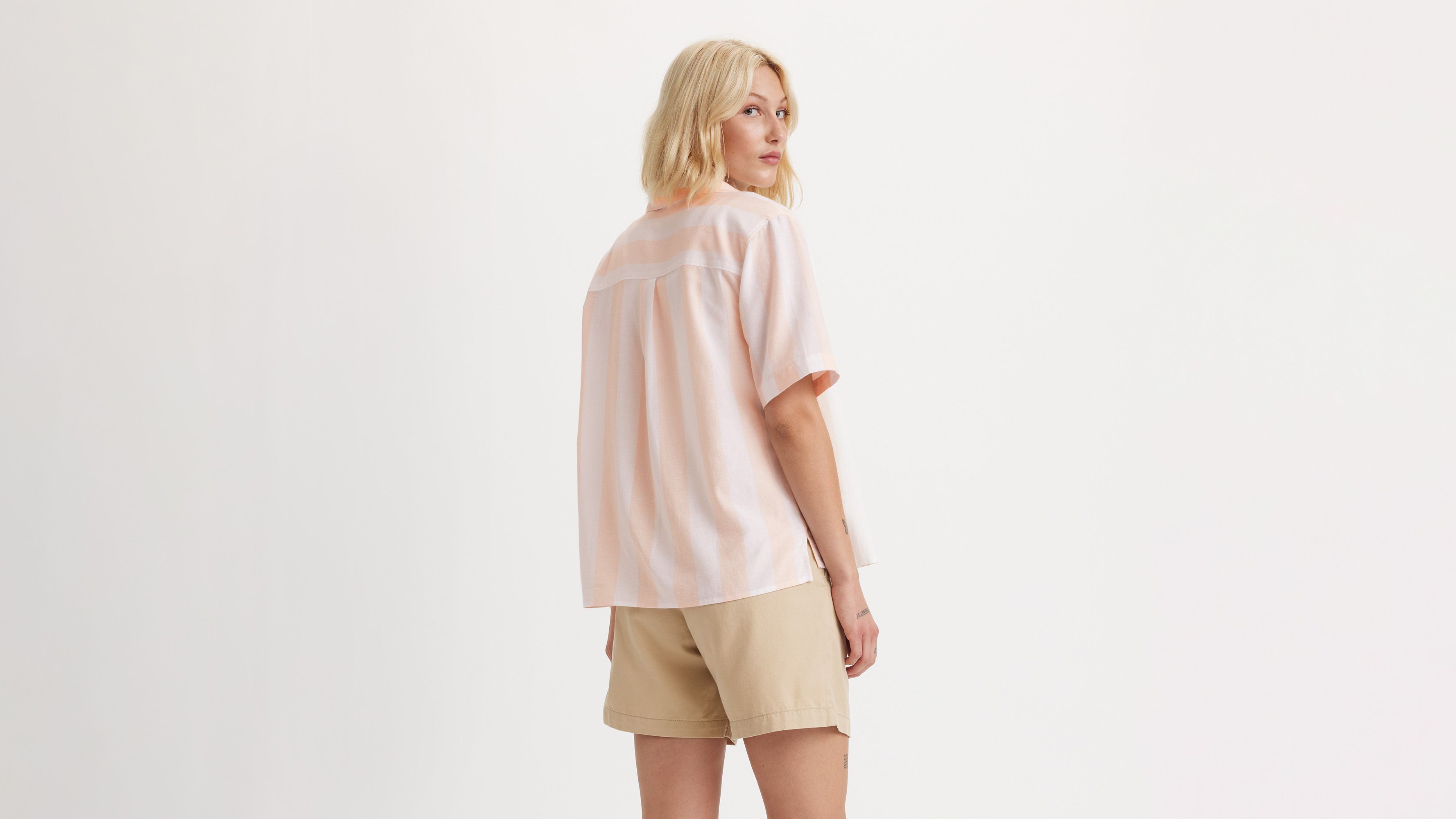 Joyce Short Sleeve Resort Shirt - Orange | Levi's® US