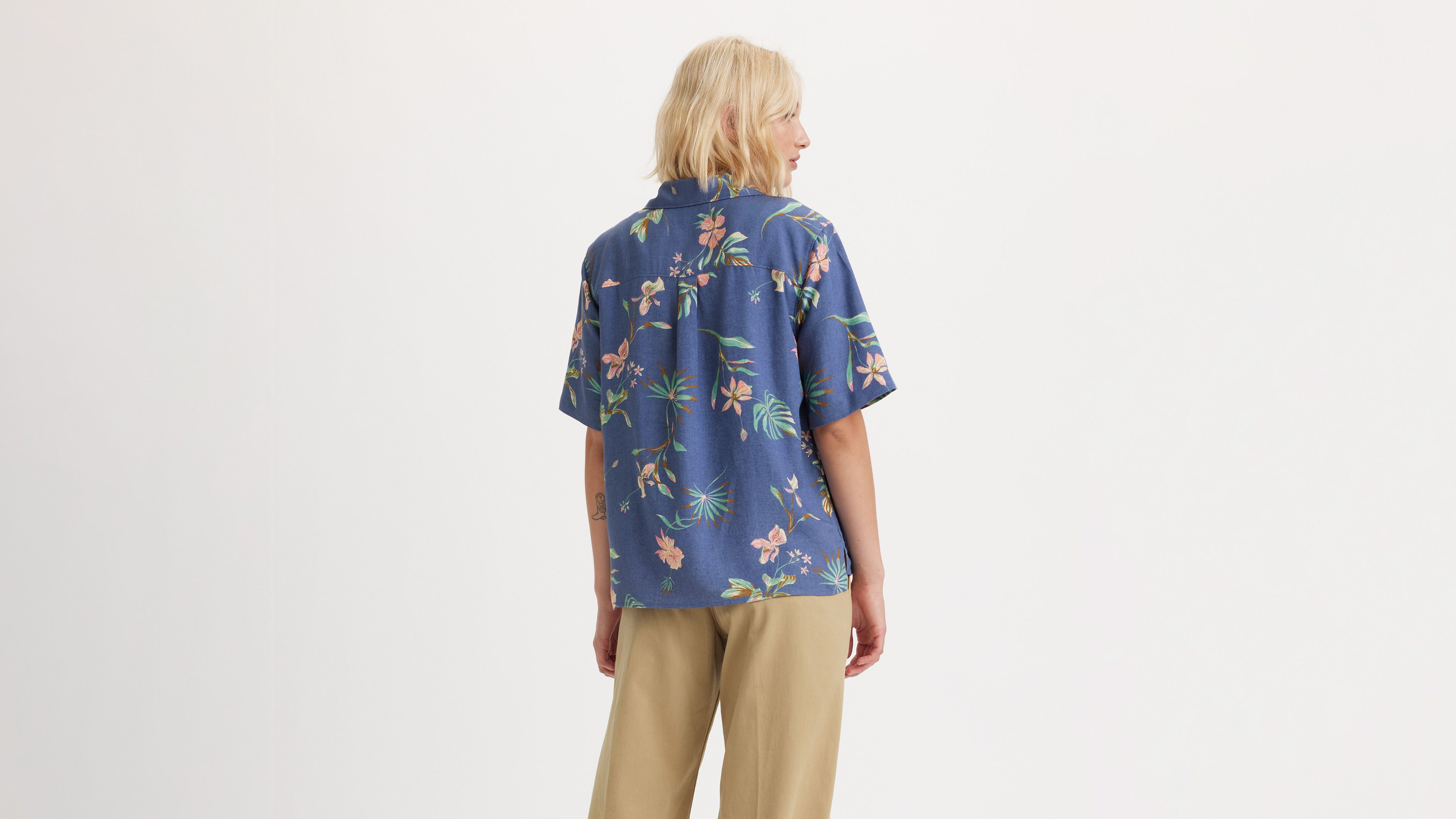 Joyce Short Sleeve Resort Shirt - Blue | Levi's® US