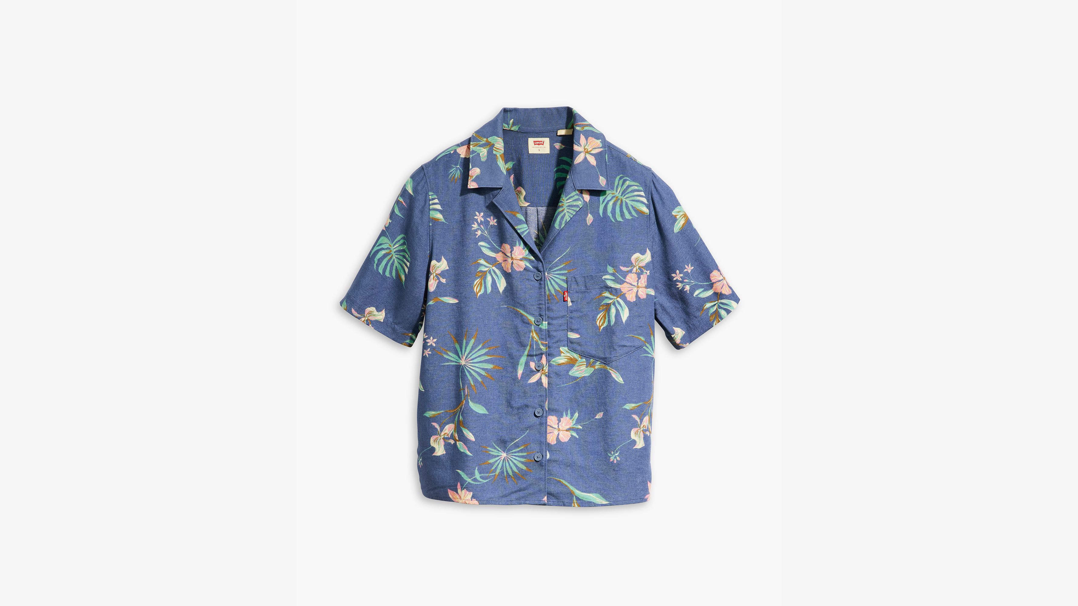 Joyce Short Sleeve Resort Shirt - Blue | Levi's® US