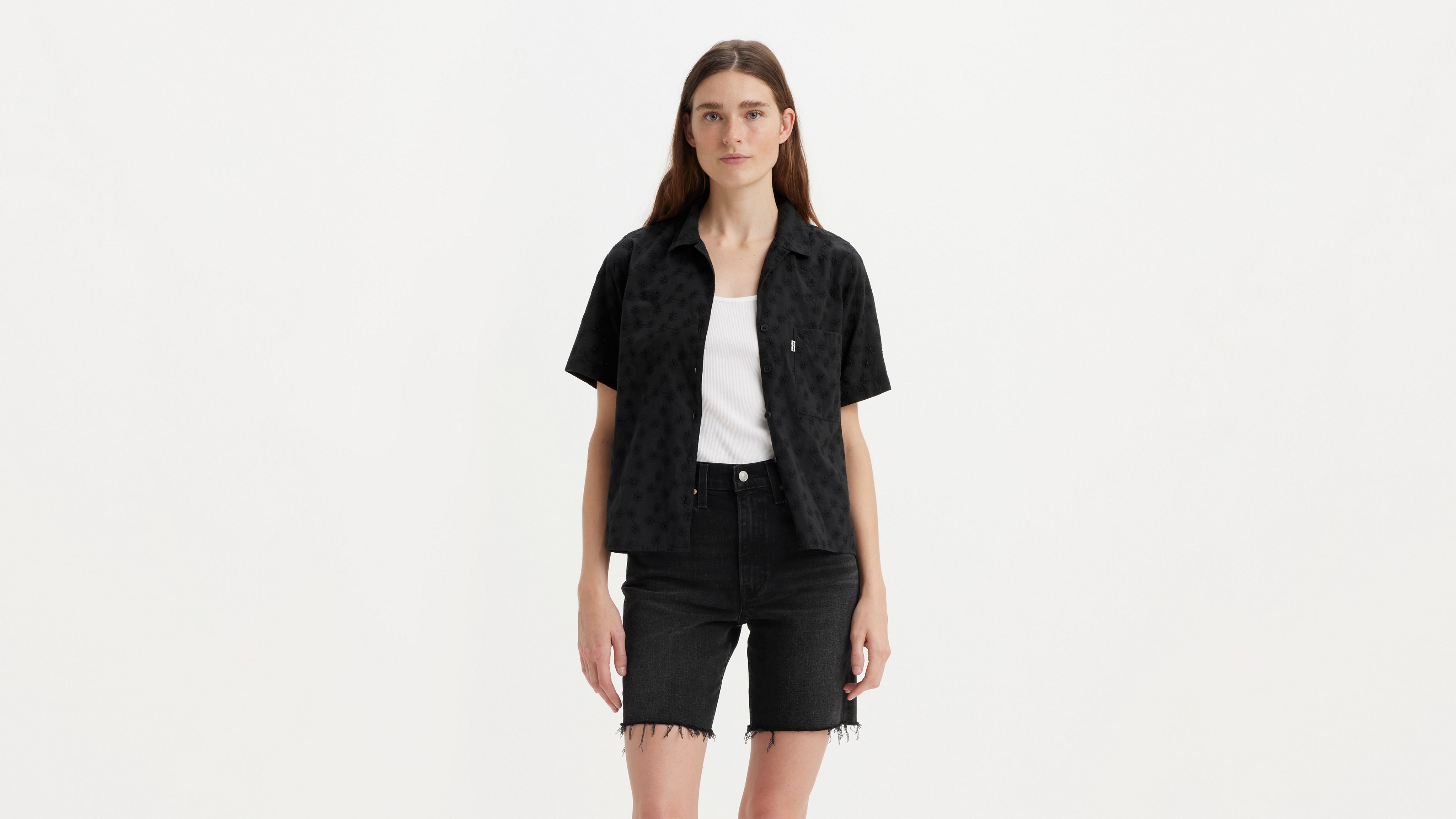 Joyce Short Sleeve Resort Shirt - Black | Levi's® US