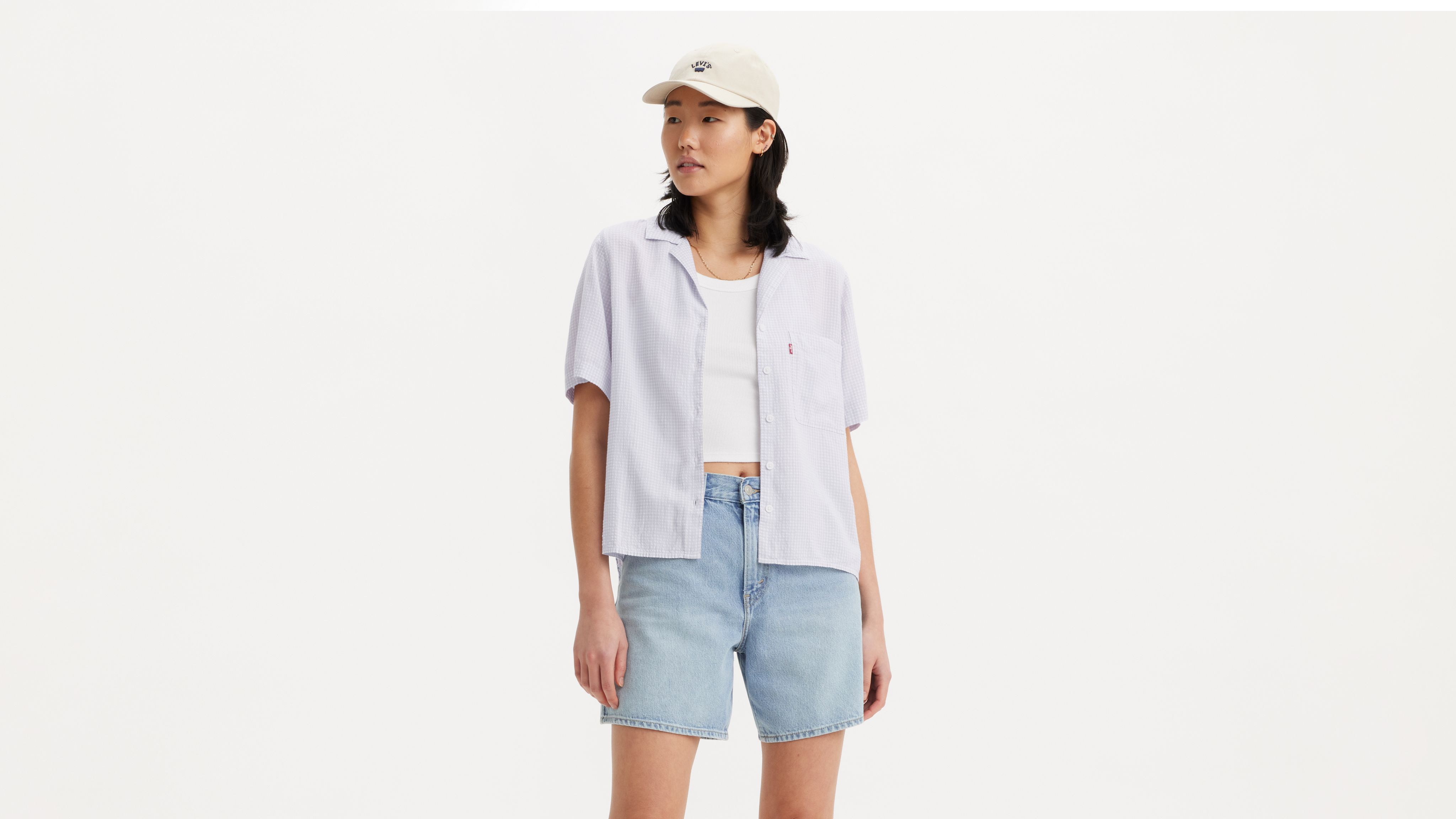 Joyce Short Sleeve Resort Shirt - Purple | Levi's® US