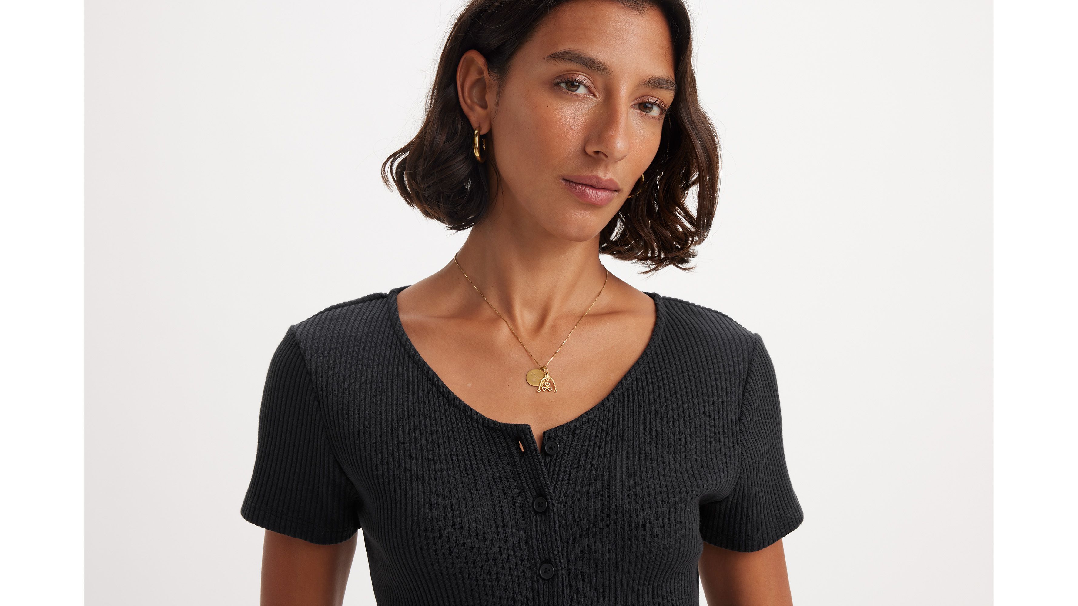 Monica Short Sleeve T-shirt - Black | Levi's® US