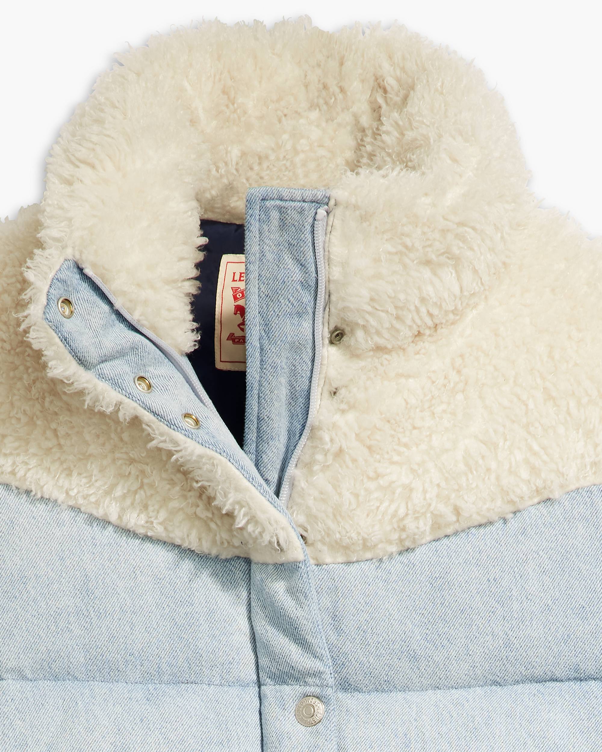 Juno Western Puffer Jacket - Light Wash | Levi's® US Juno Western Puffer Jacket - Light Wash | Levi's® US