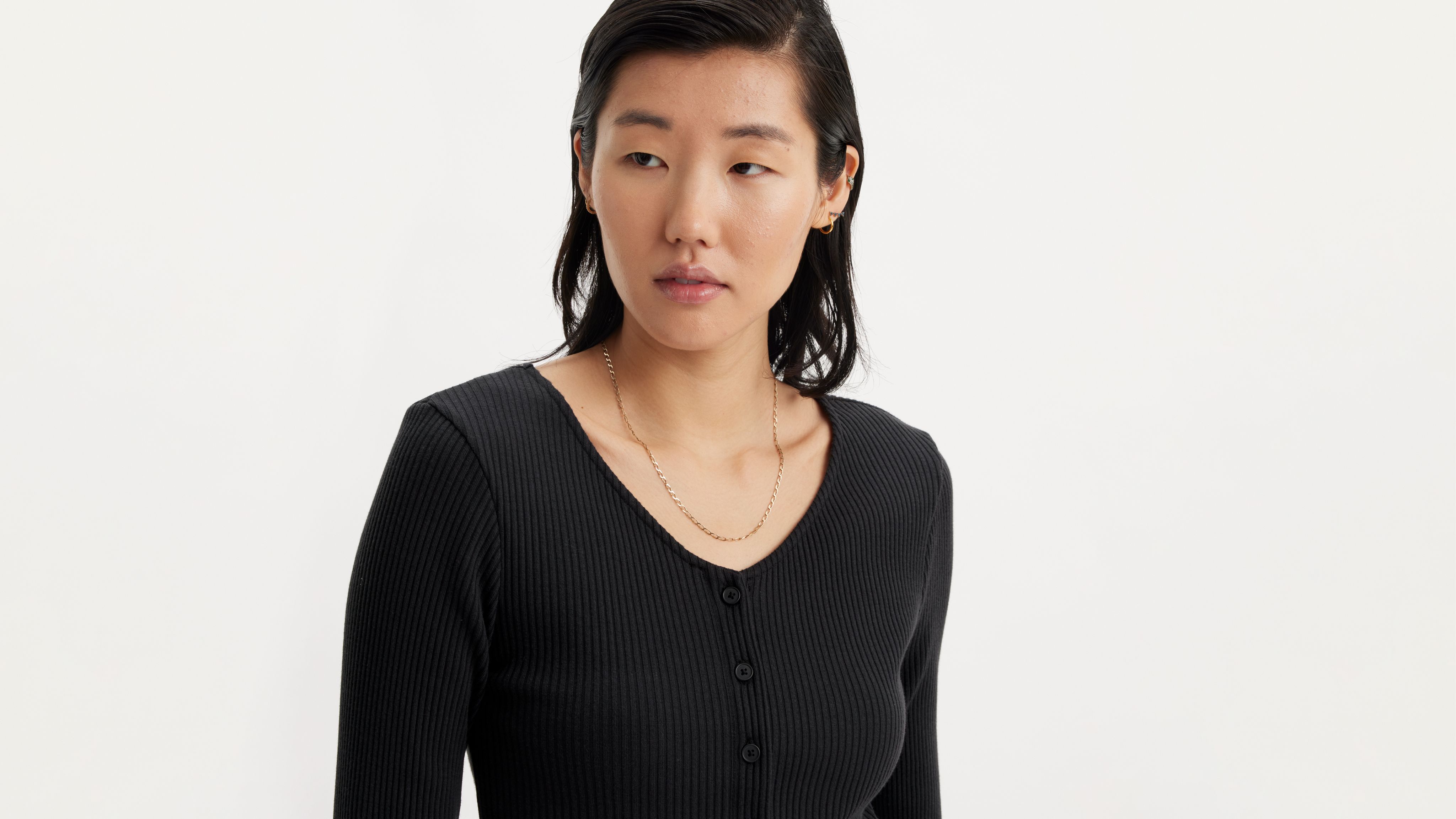 Monica Long Sleeve Tee - Black | Levi's® FI