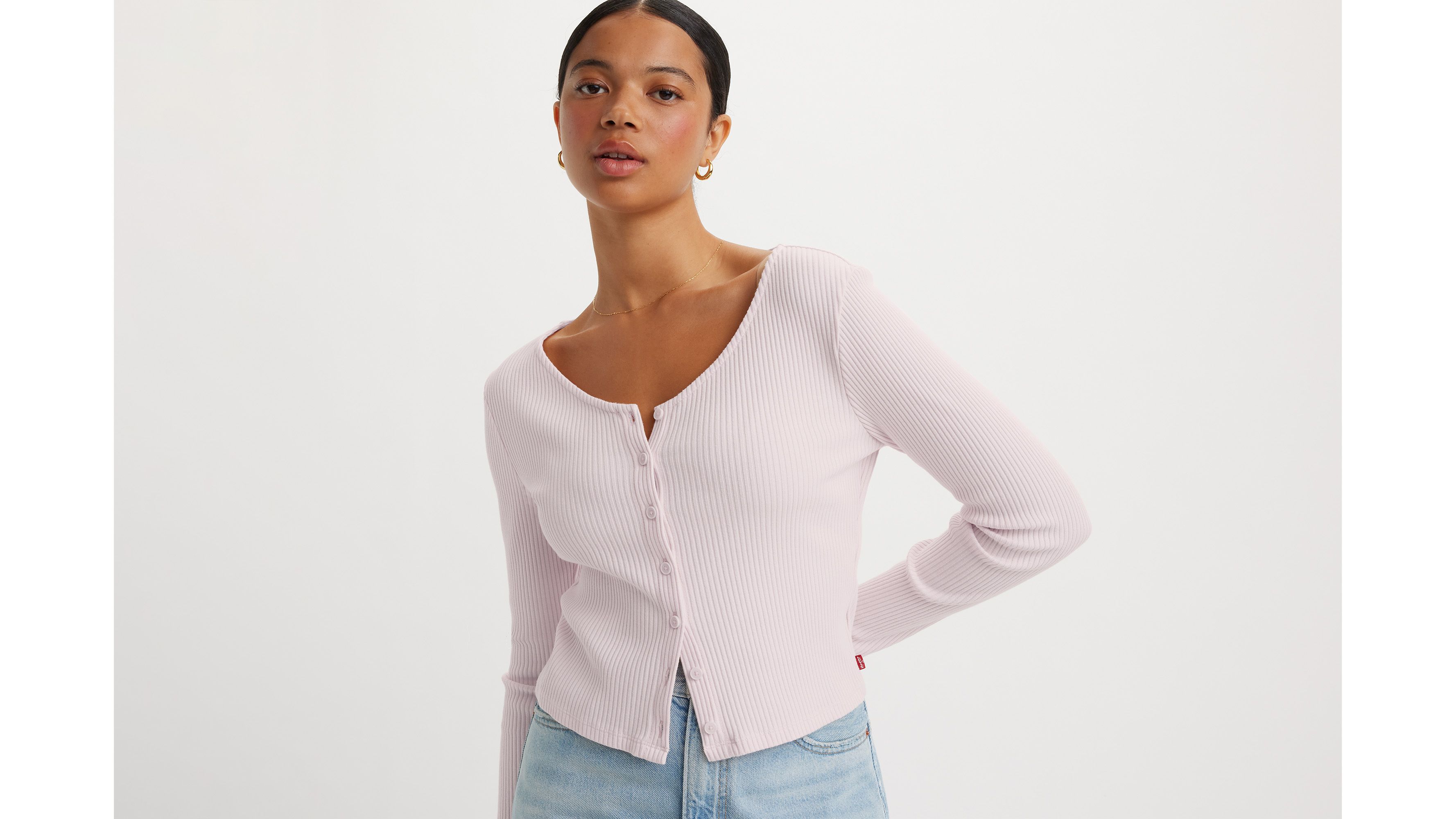 Monica Long Sleeve Tee - Pink | Levi's® GR