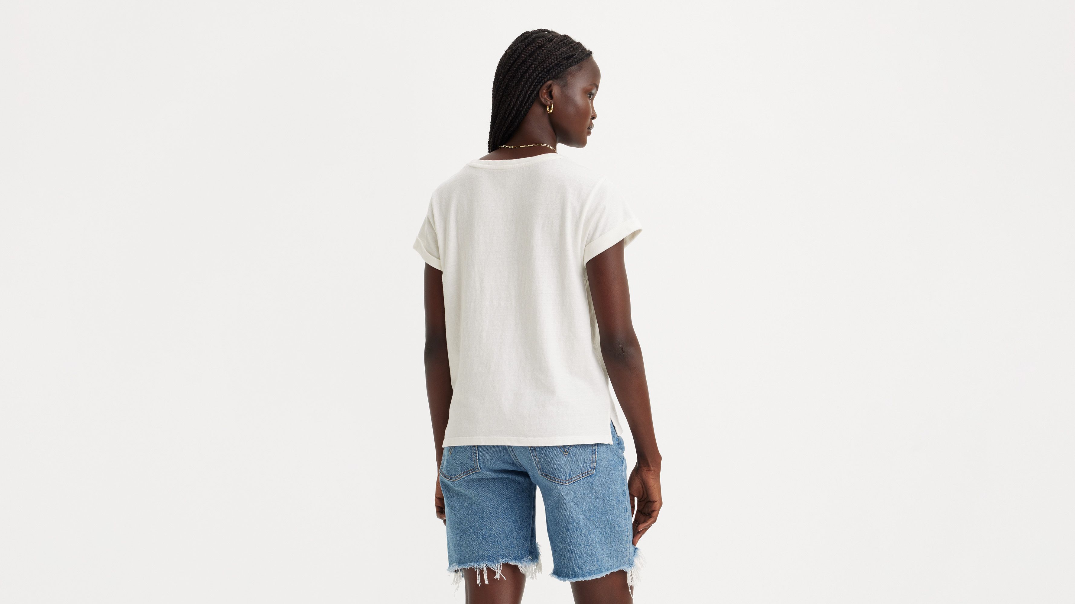 Graphic Margot Pocket Tee - White | Levi's® ES
