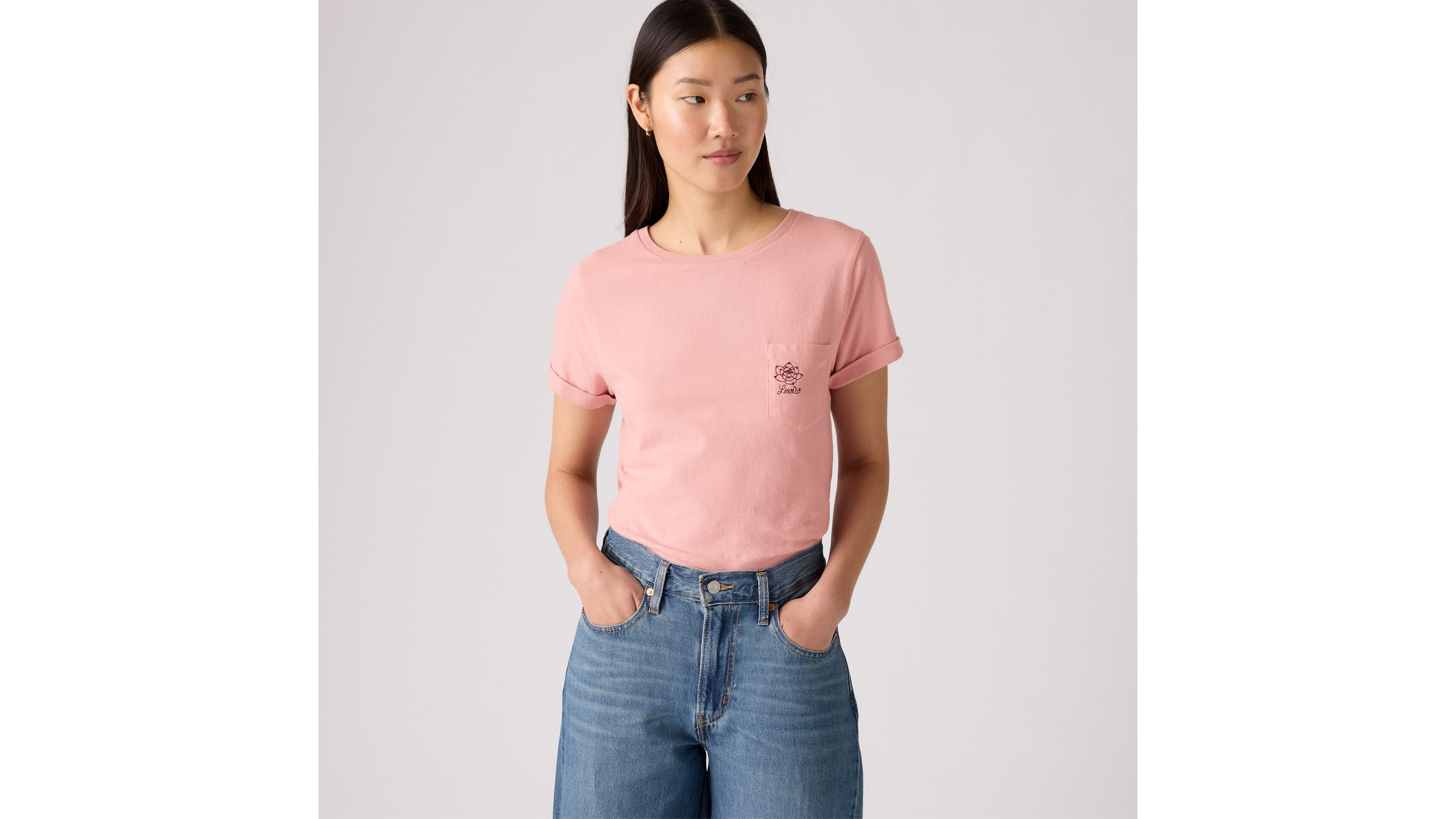Margot Pocket Tee - Red | Levi's® NL