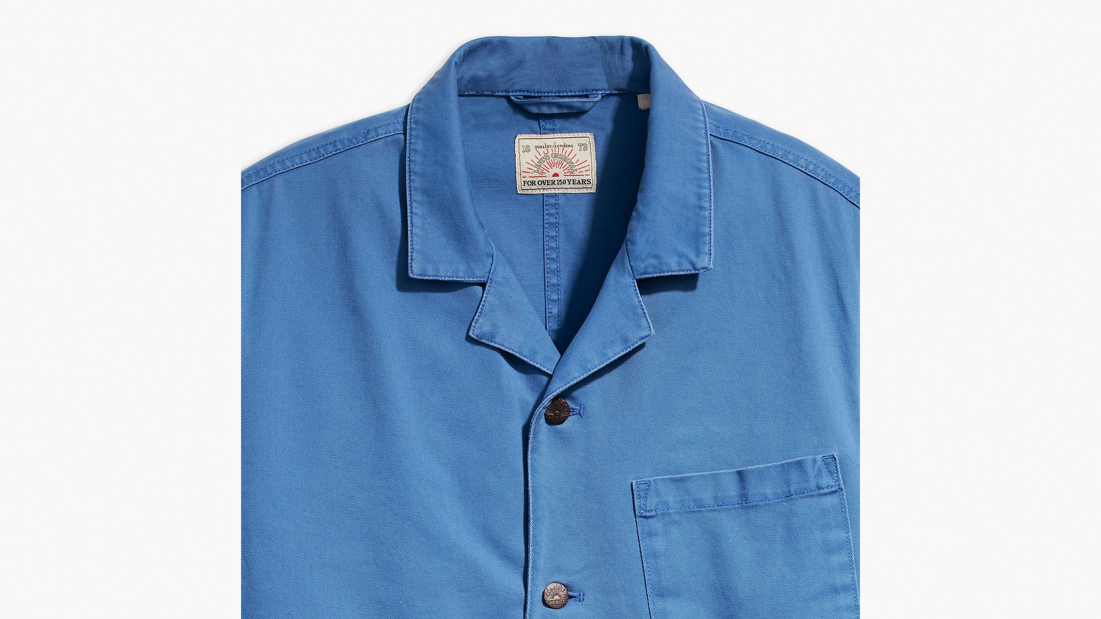 Clement Washed Chore Jacket - Blue | Levi's® BE
