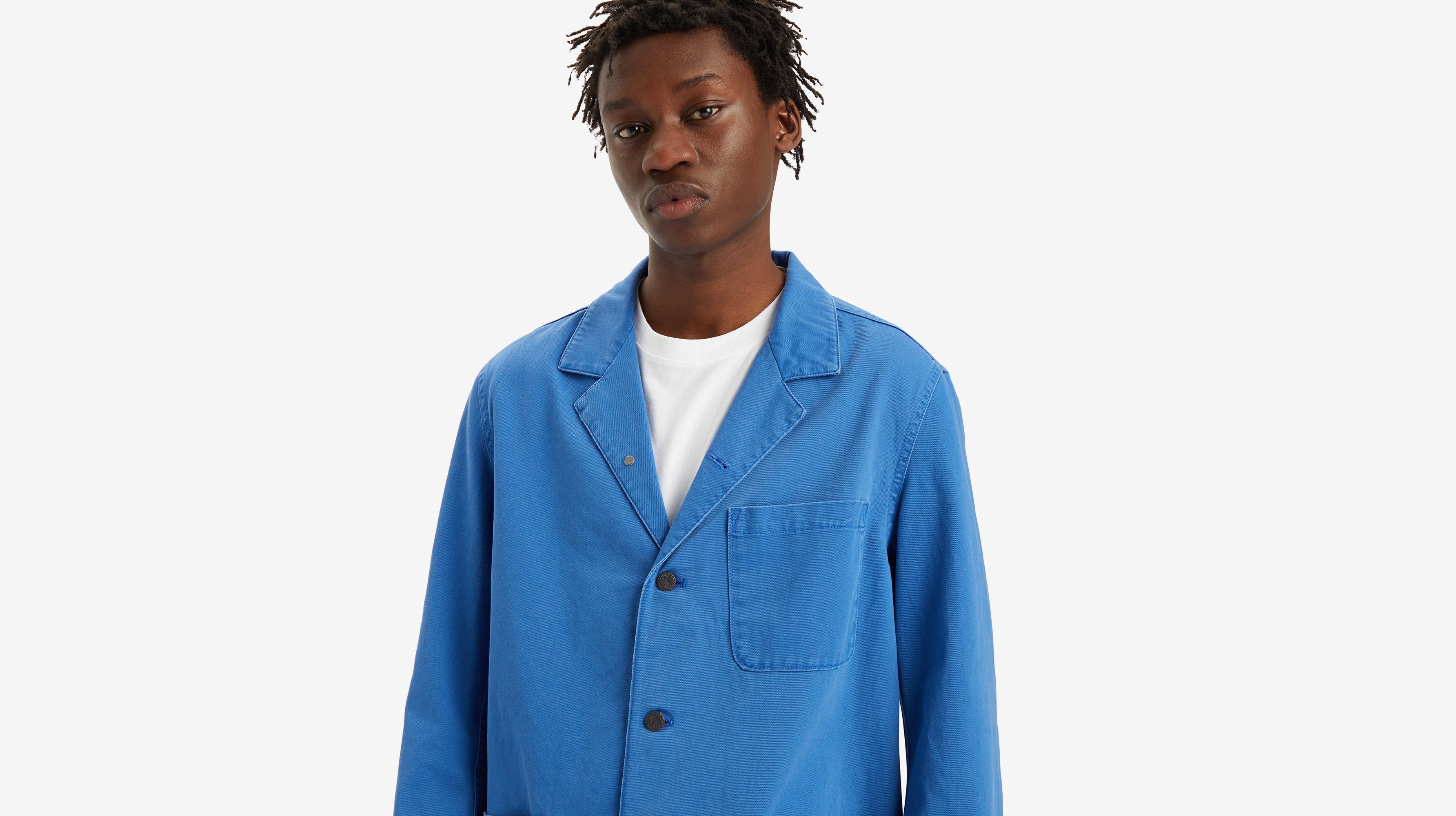 Clement Washed Chore Jacket - Blue | Levi's® NO