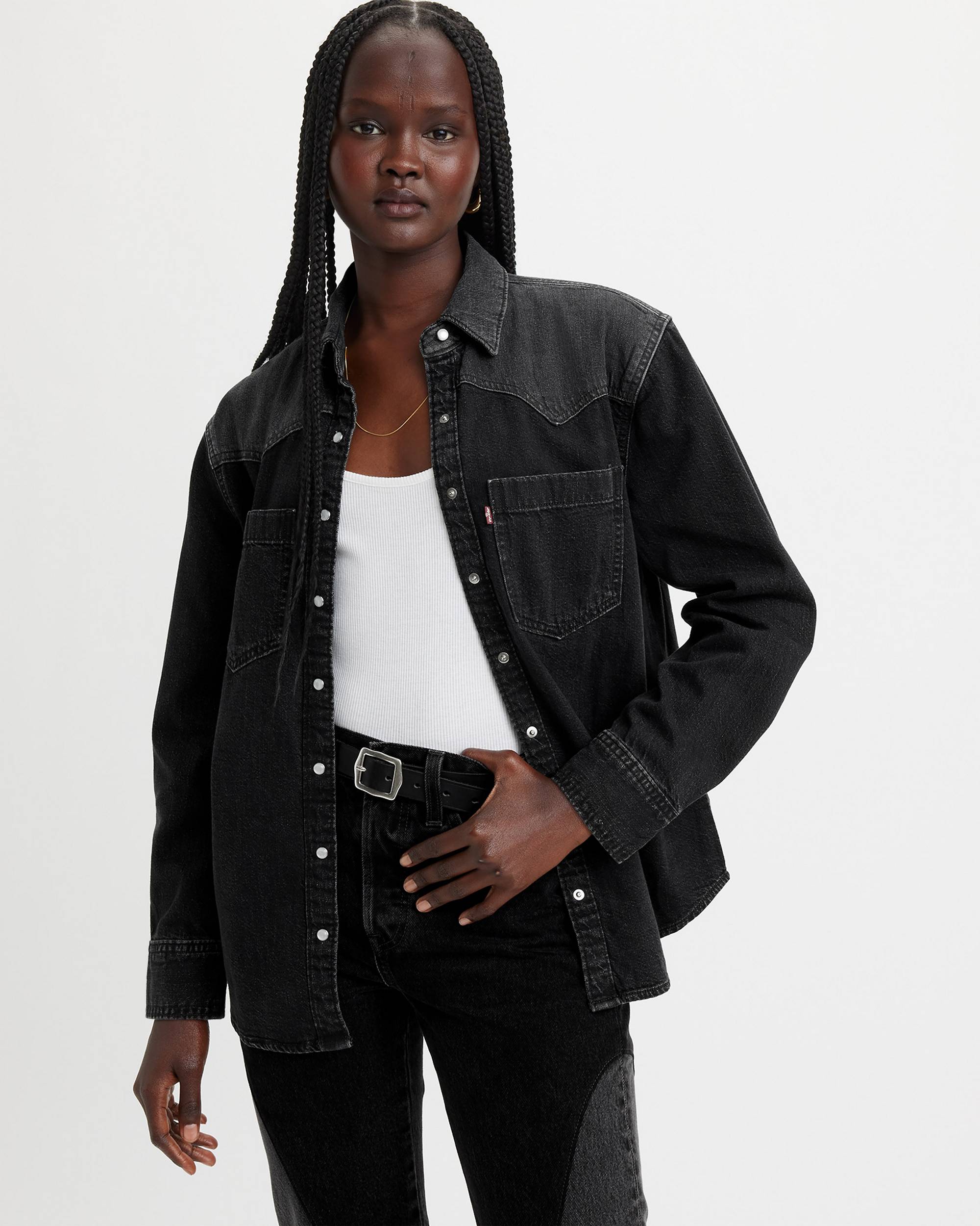 Teodora Western Shirt - Black | Levi's® US Teodora Western Shirt - Black | Levi's® US