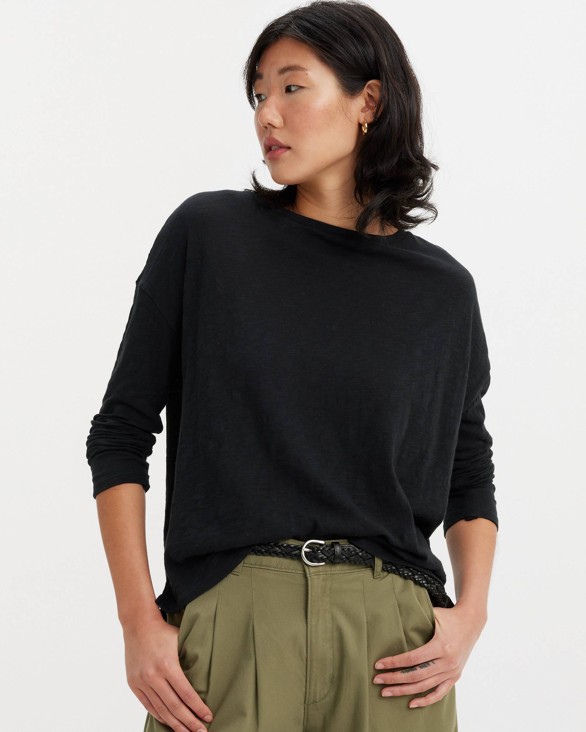 Margot Long Sleeve T-shirt - Black | Levi's® US Margot Long Sleeve T-shirt - Black | Levi's® US